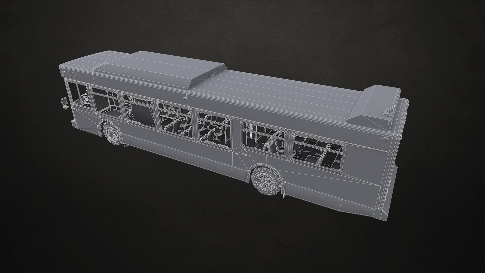 City Transit Bus V2 - 3D Model by MSWoodvine