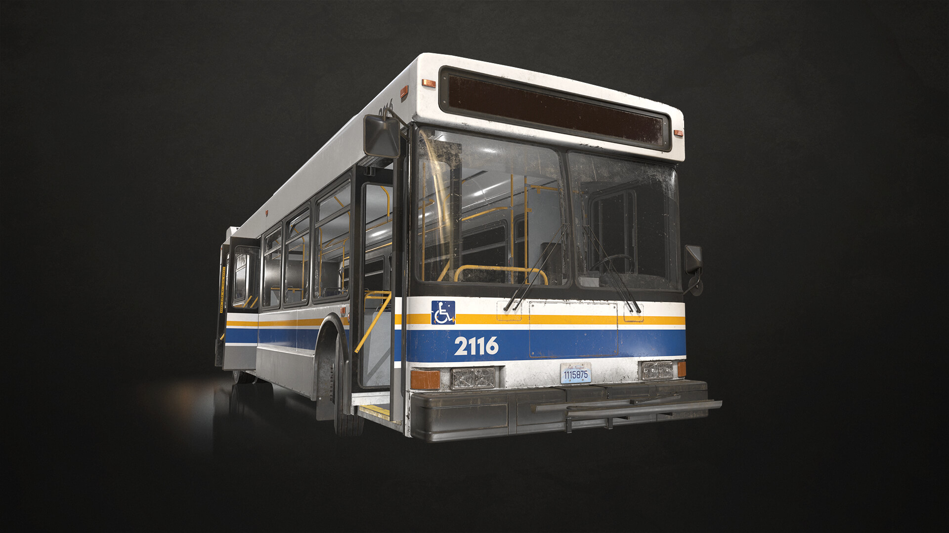 City Transit Bus - 3D Model by MSWoodvine