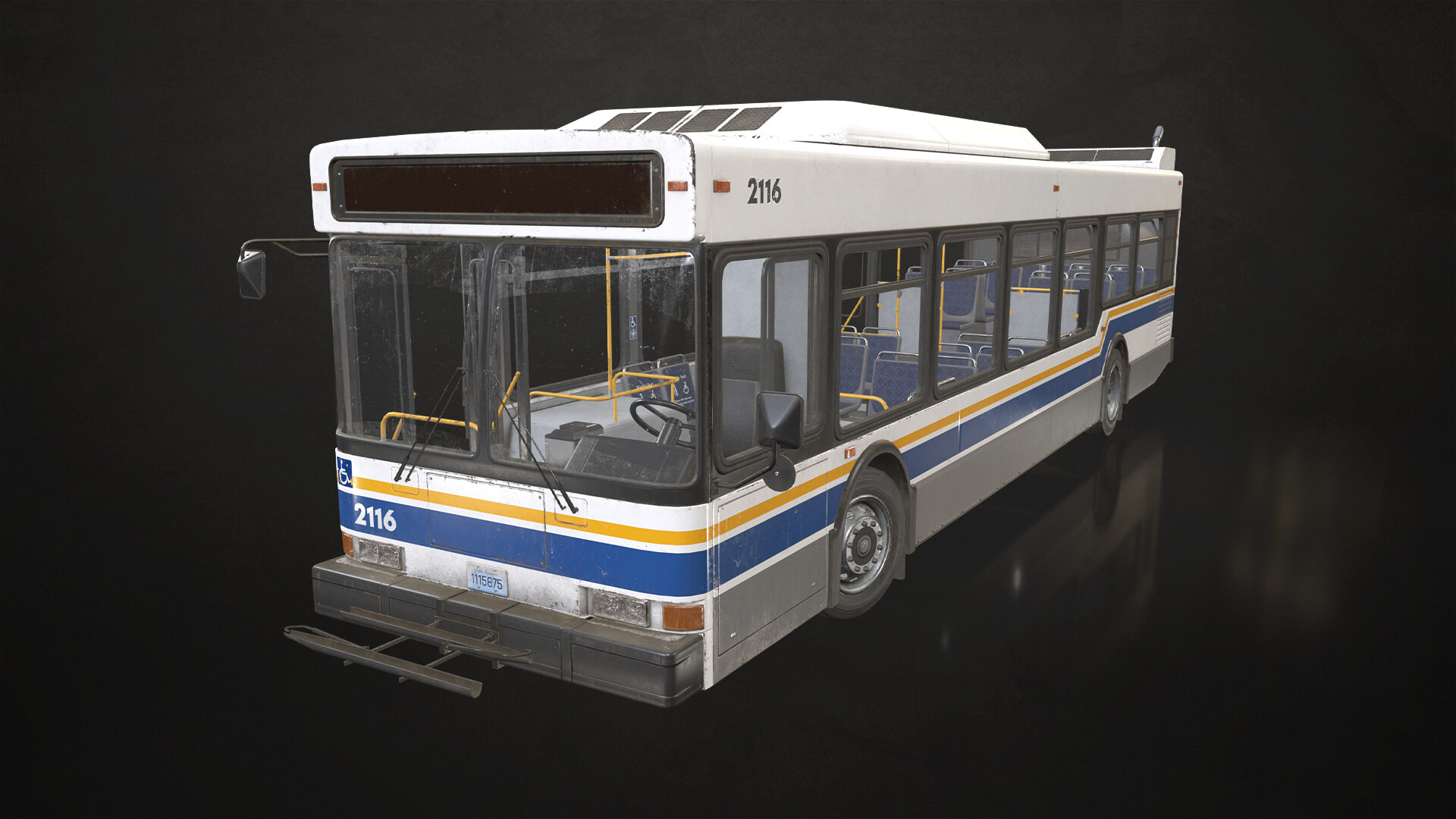 City Transit Bus - 3D Model by MSWoodvine