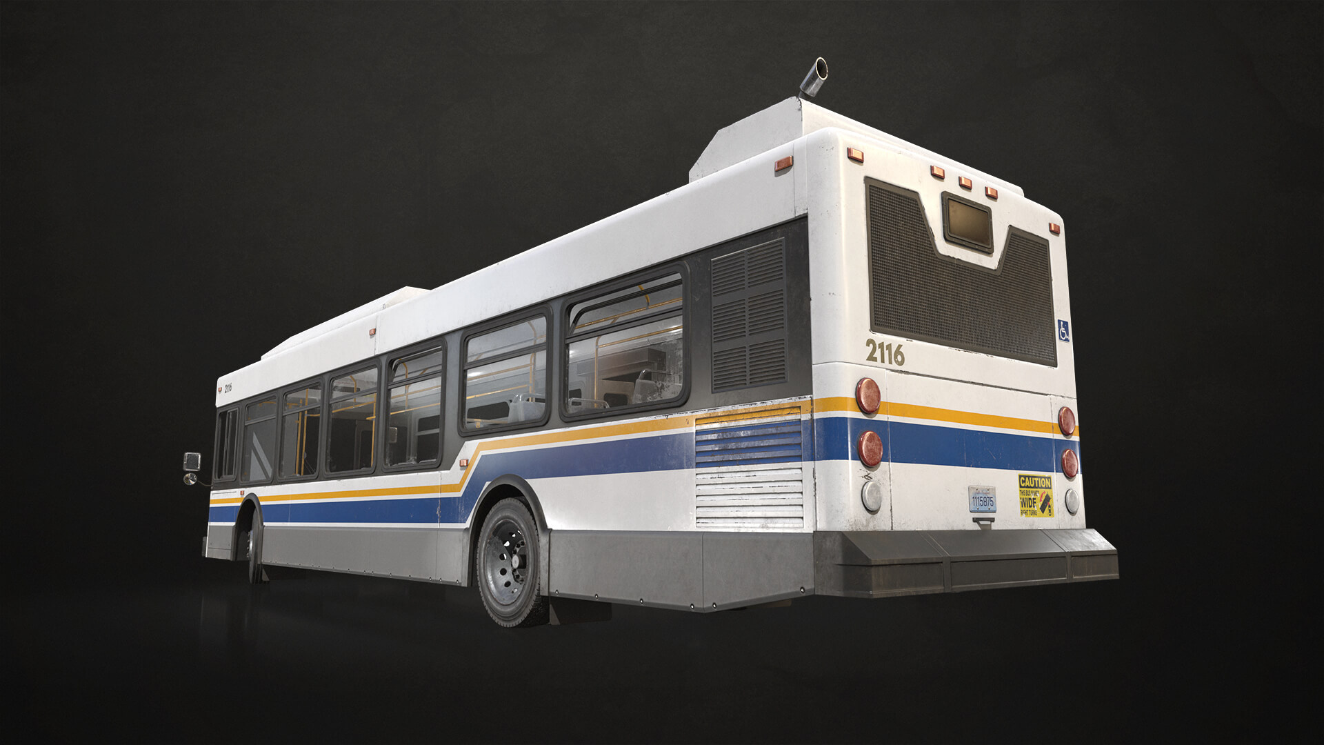 City Transit Bus - 3D Model by MSWoodvine