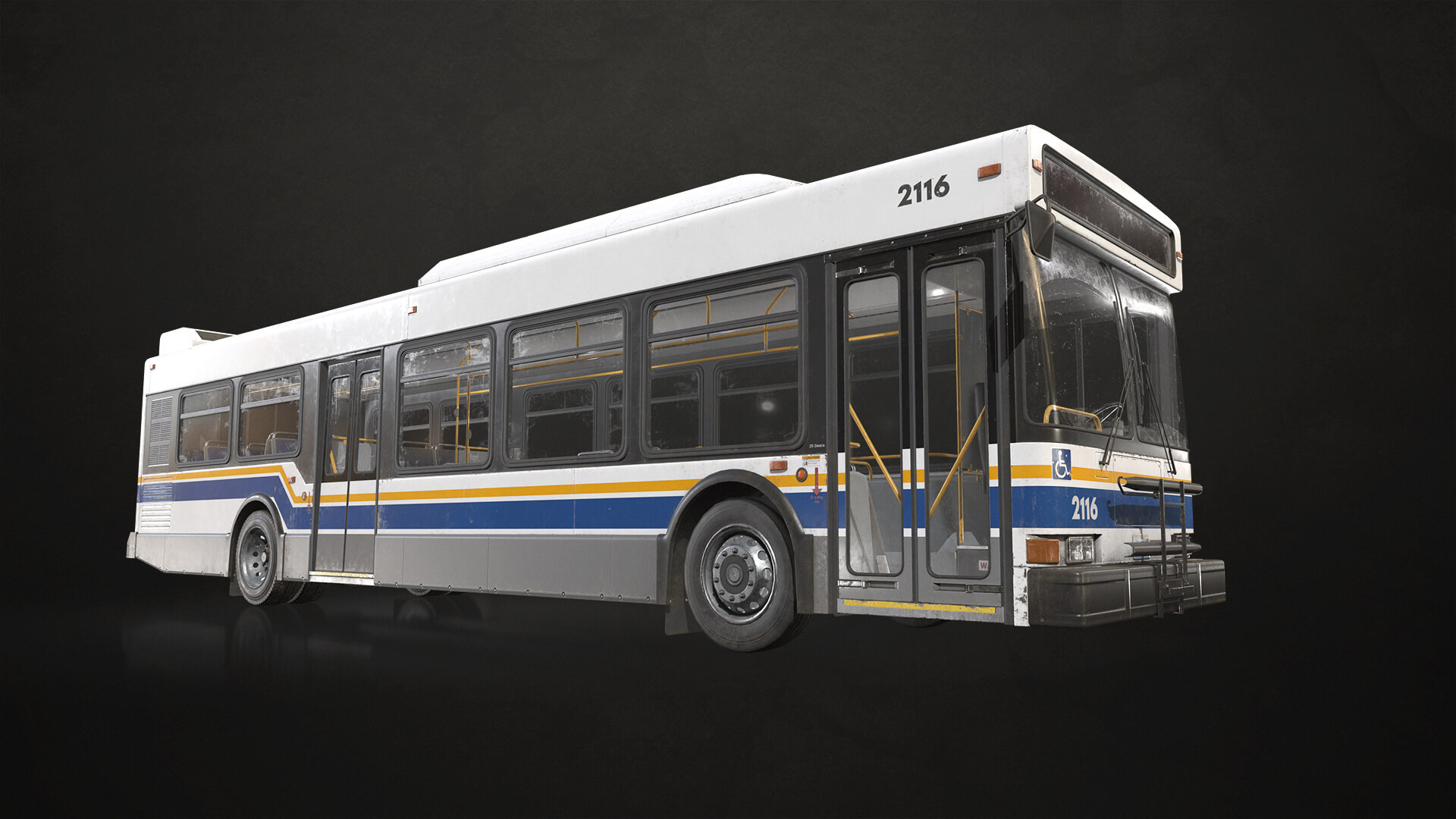 City Transit Bus - 3D Model by MSWoodvine