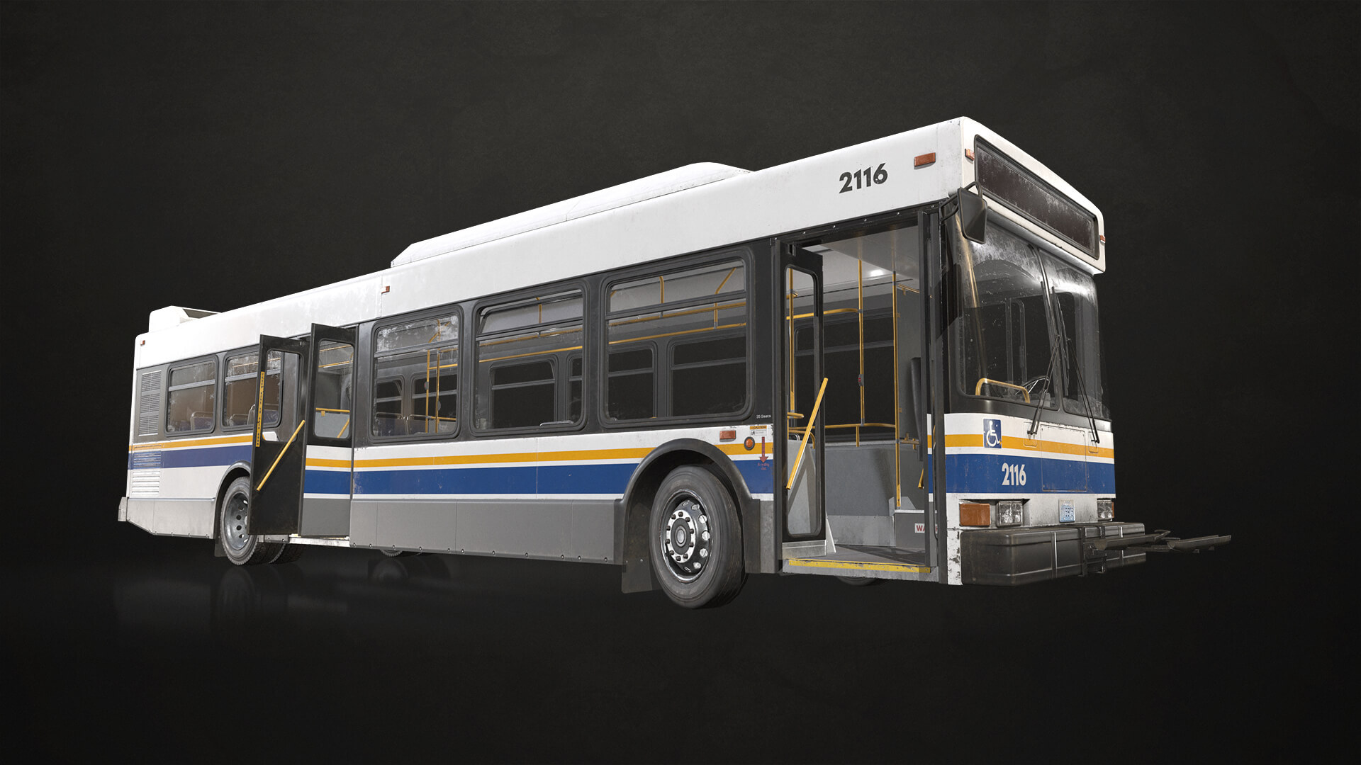 City Transit Bus - 3D Model by MSWoodvine