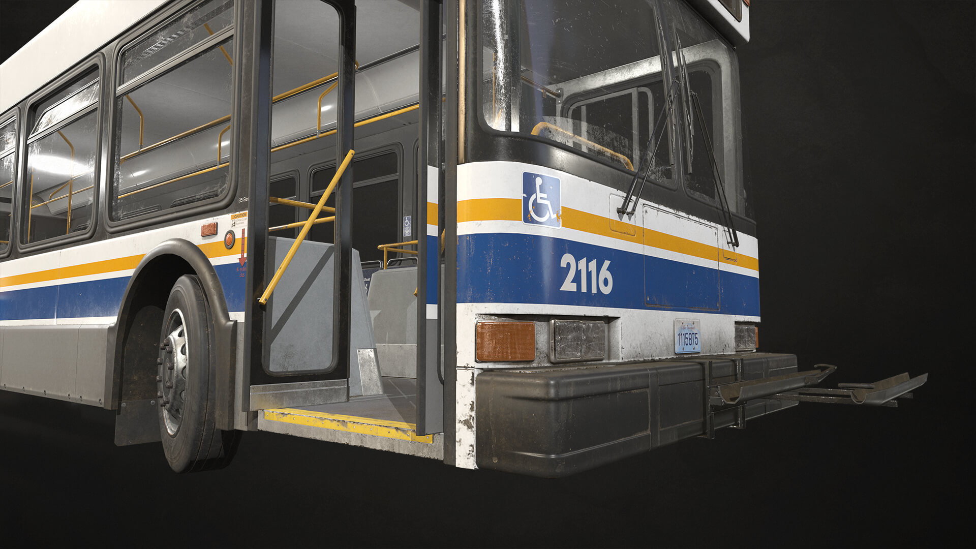 City Transit Bus - 3D Model by MSWoodvine