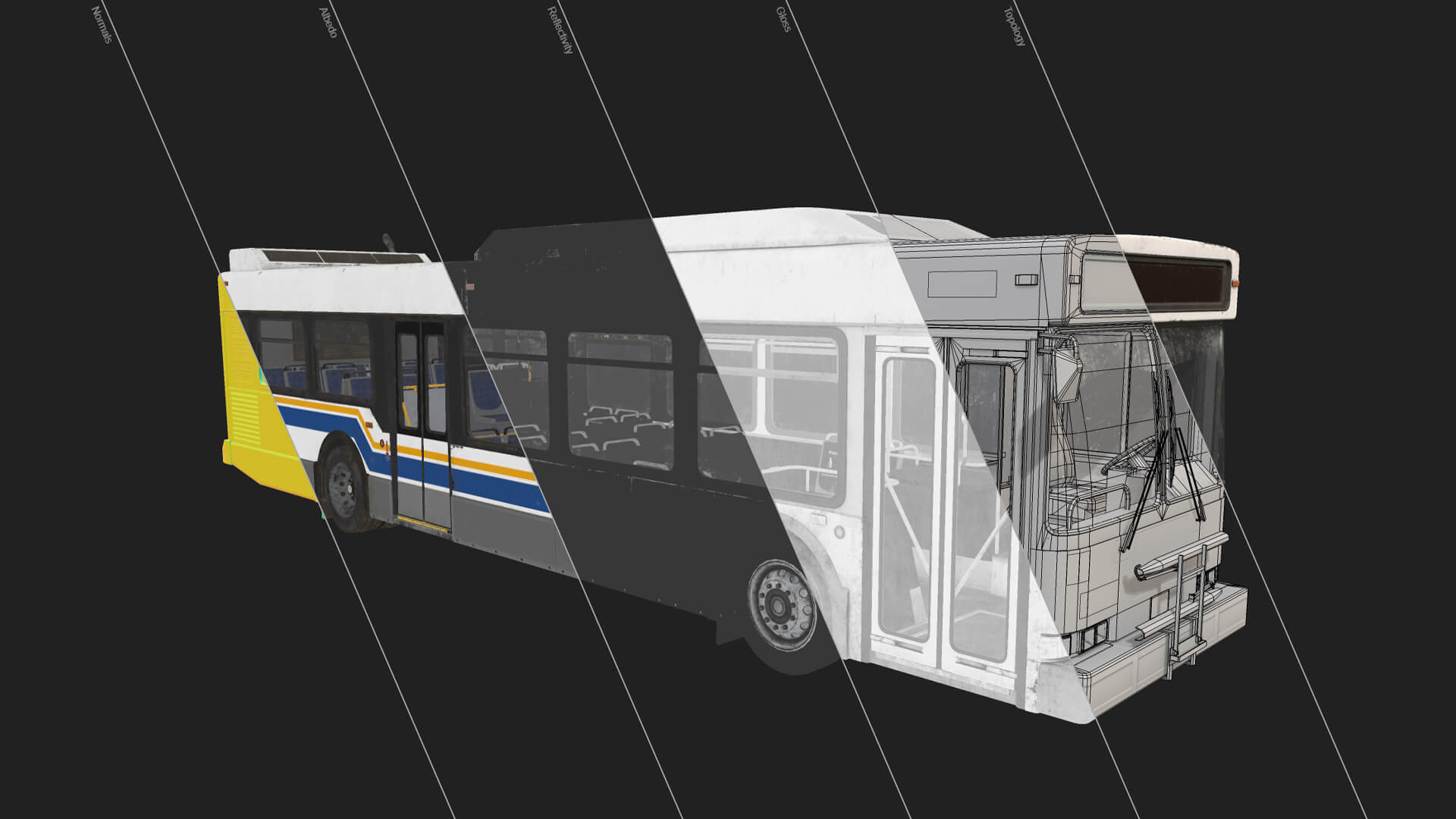 City Transit Bus - 3D Model by MSWoodvine