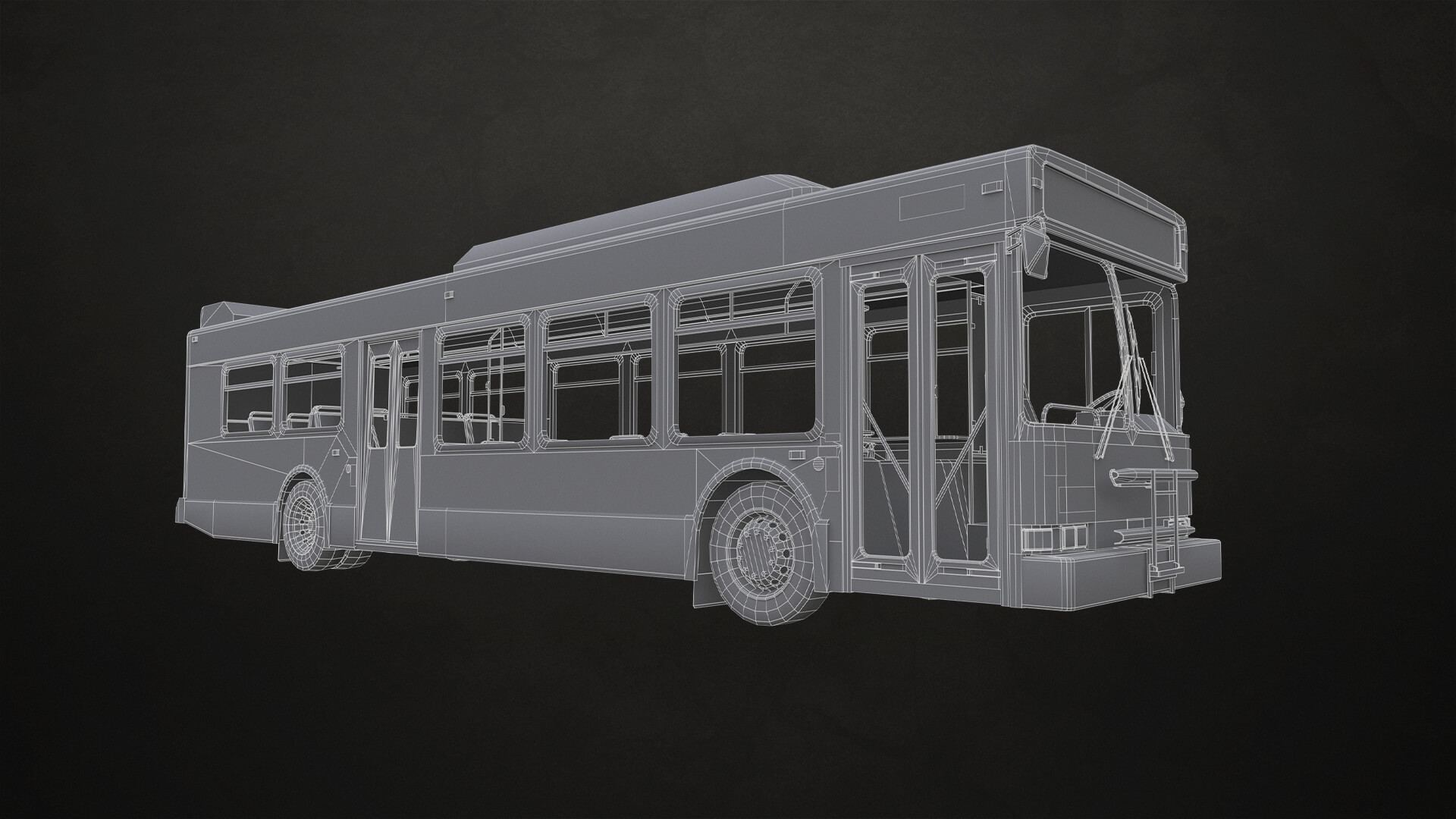 City Transit Bus - 3D Model by MSWoodvine