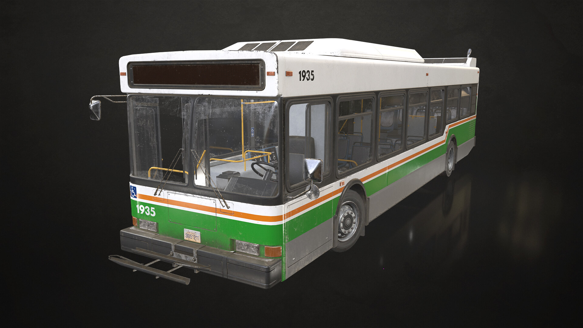City Transit Bus V3 - 3D Model by MSWoodvine