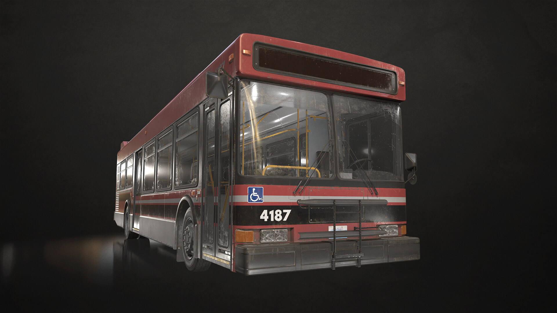 City Transit Bus V4 - 3D Model by MSWoodvine