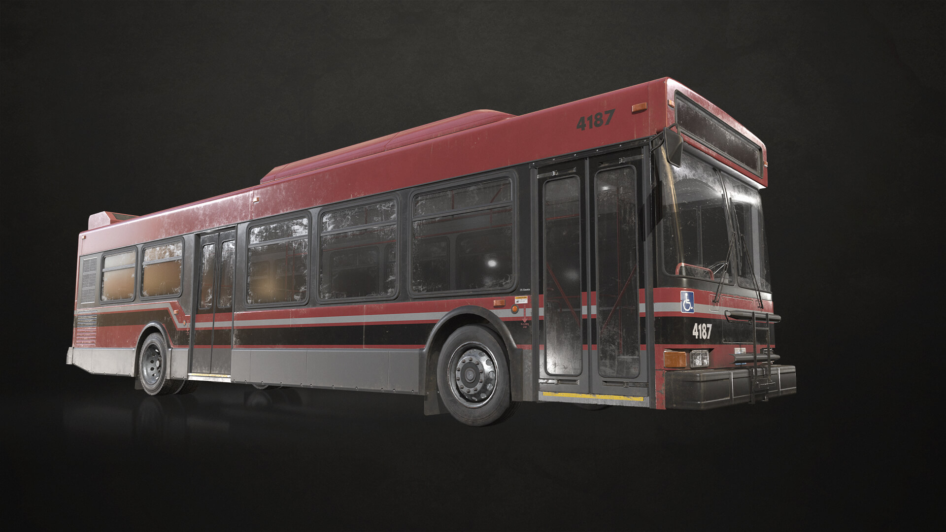 City Transit Bus V4 - 3D Model by MSWoodvine