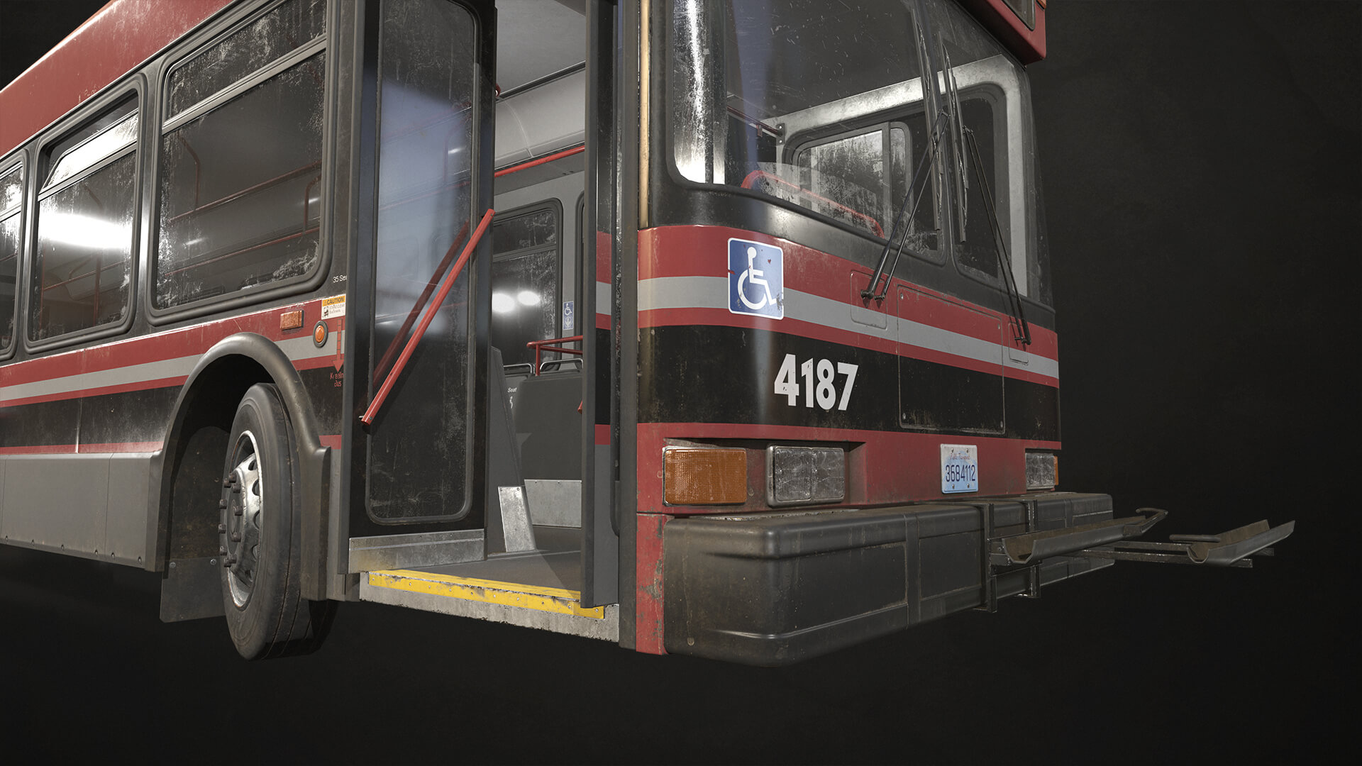 City Transit Bus V4 - 3D Model by MSWoodvine