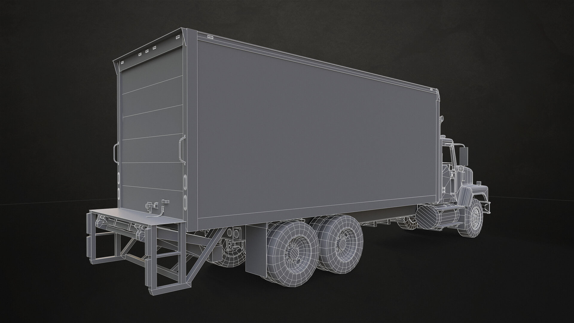 Classic Cargo Truck - 3D Model by MSWoodvine