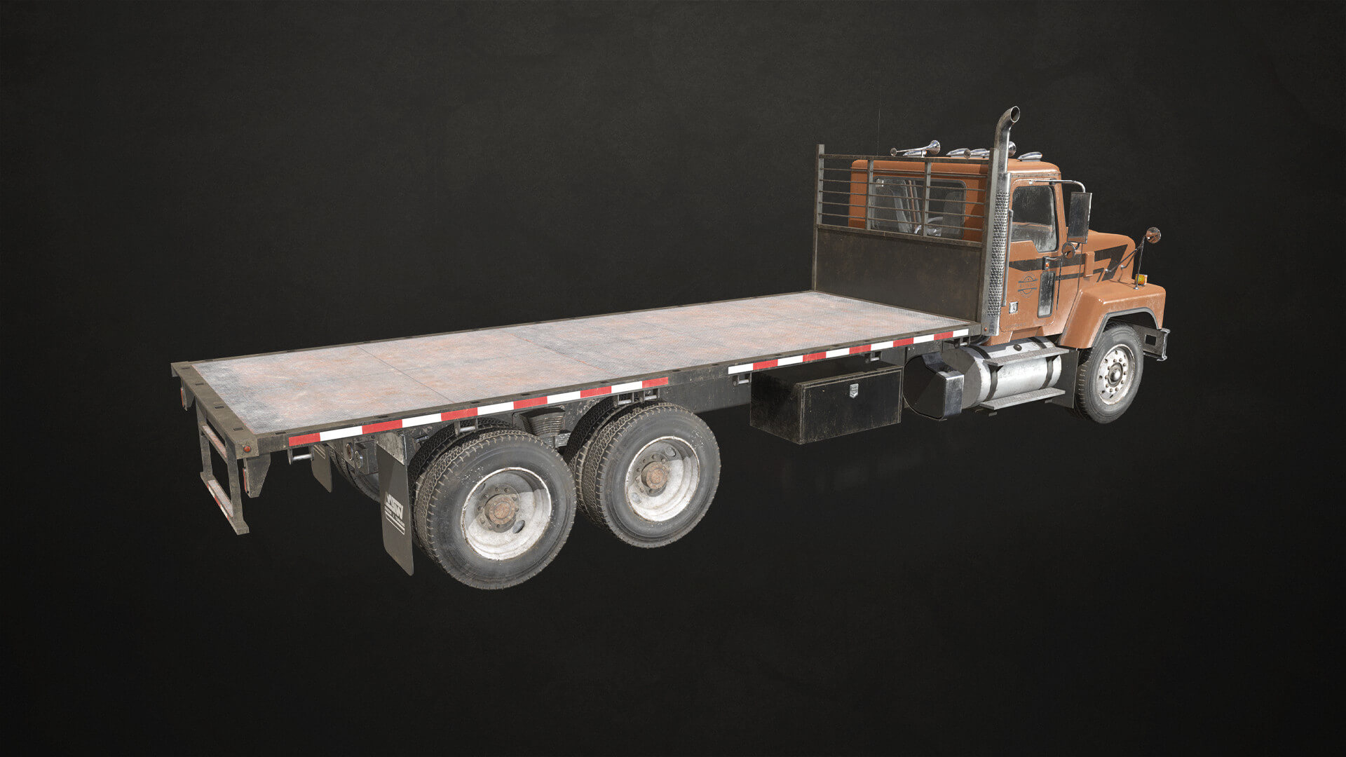 Classic Flatbed Truck - 3D Model by MSWoodvine