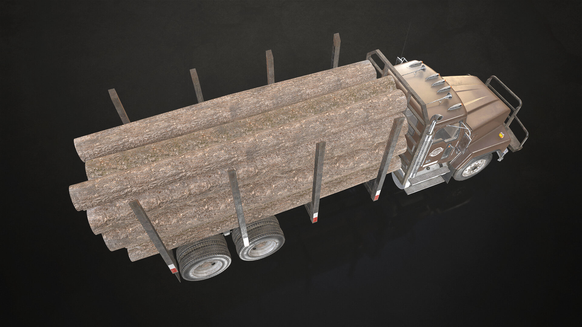Classic Logging Truck - 3D Model by MSWoodvine