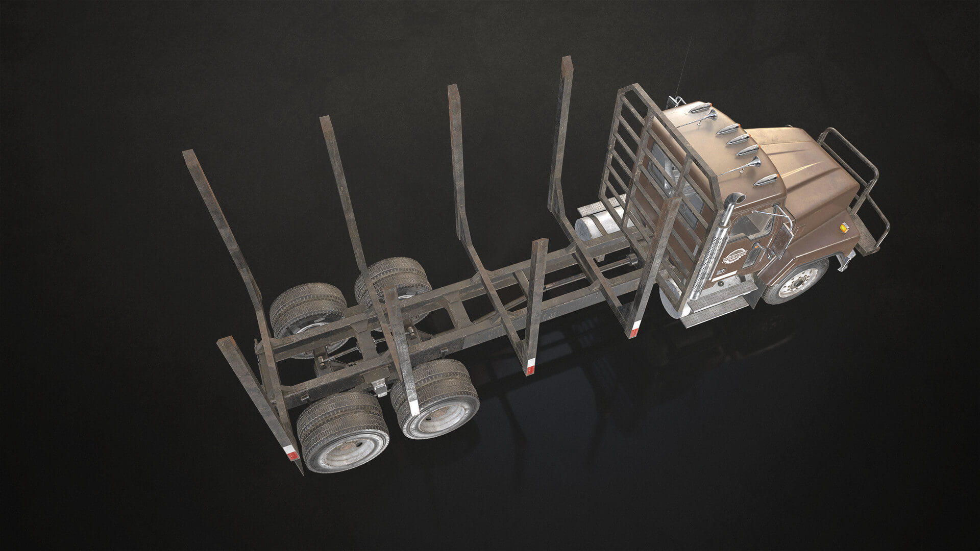 Classic Logging Truck - 3D Model by MSWoodvine