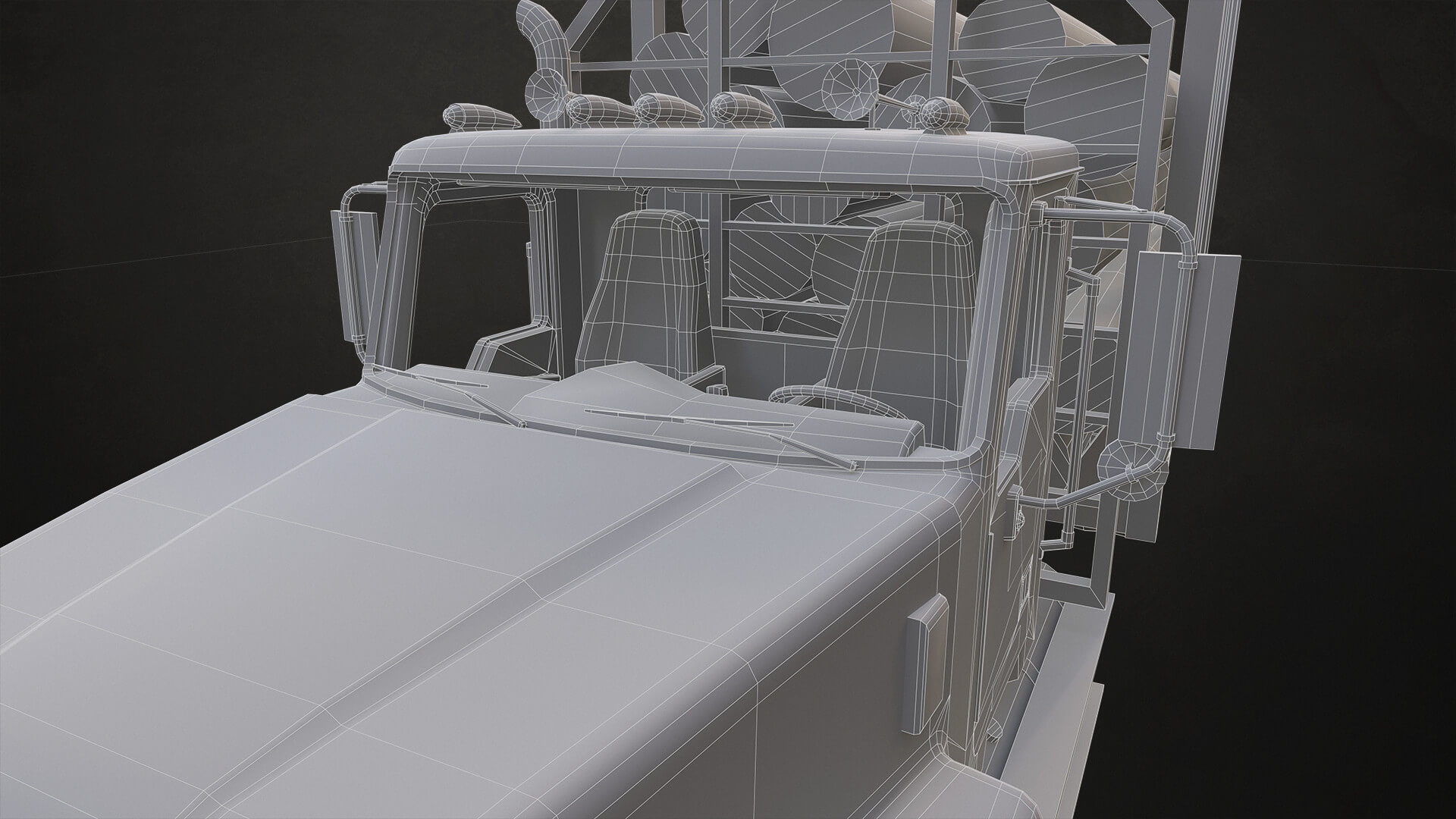 Classic Logging Truck - 3D Model by MSWoodvine