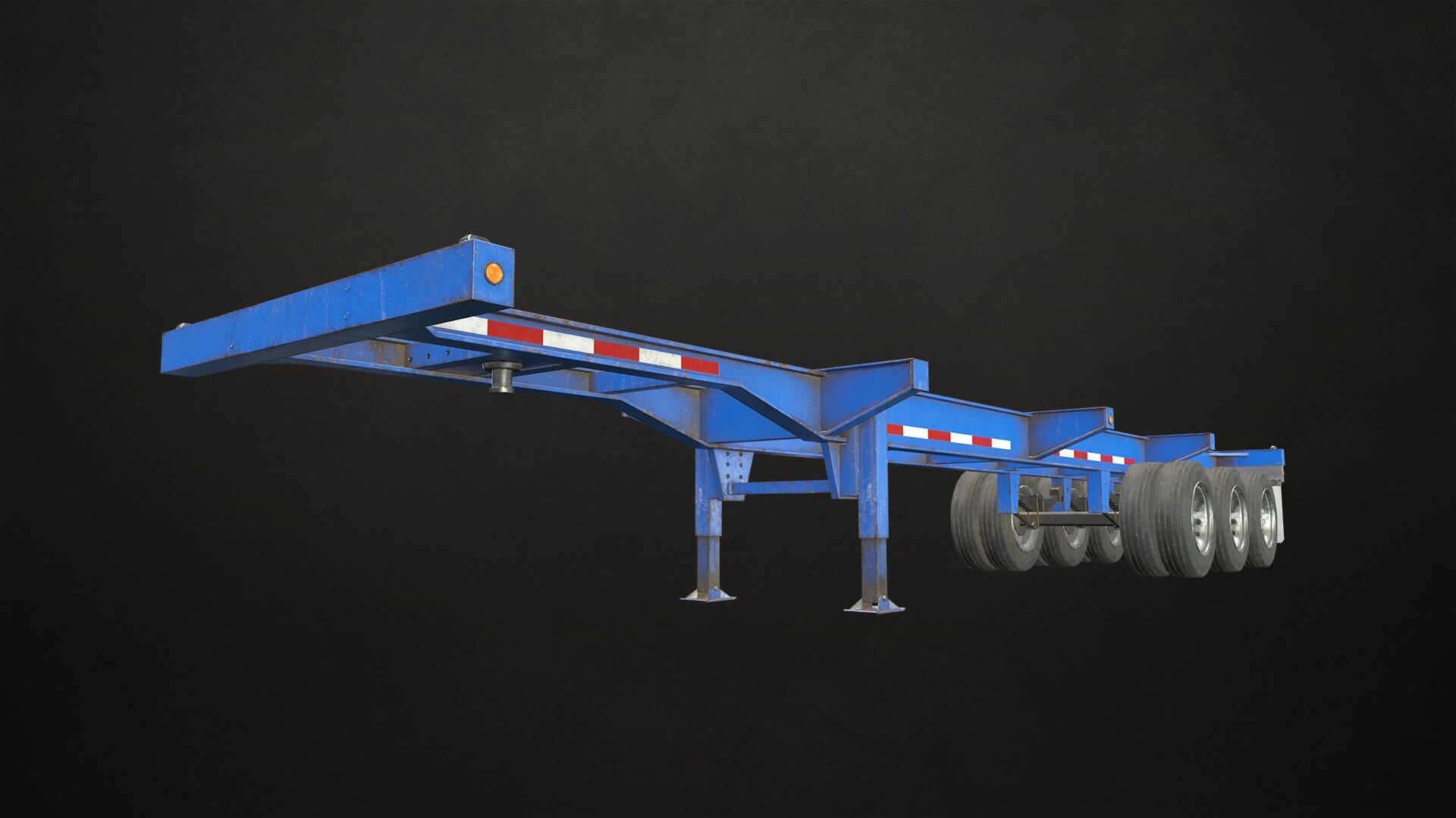 Container Trailer - 3D Model by MSWoodvine