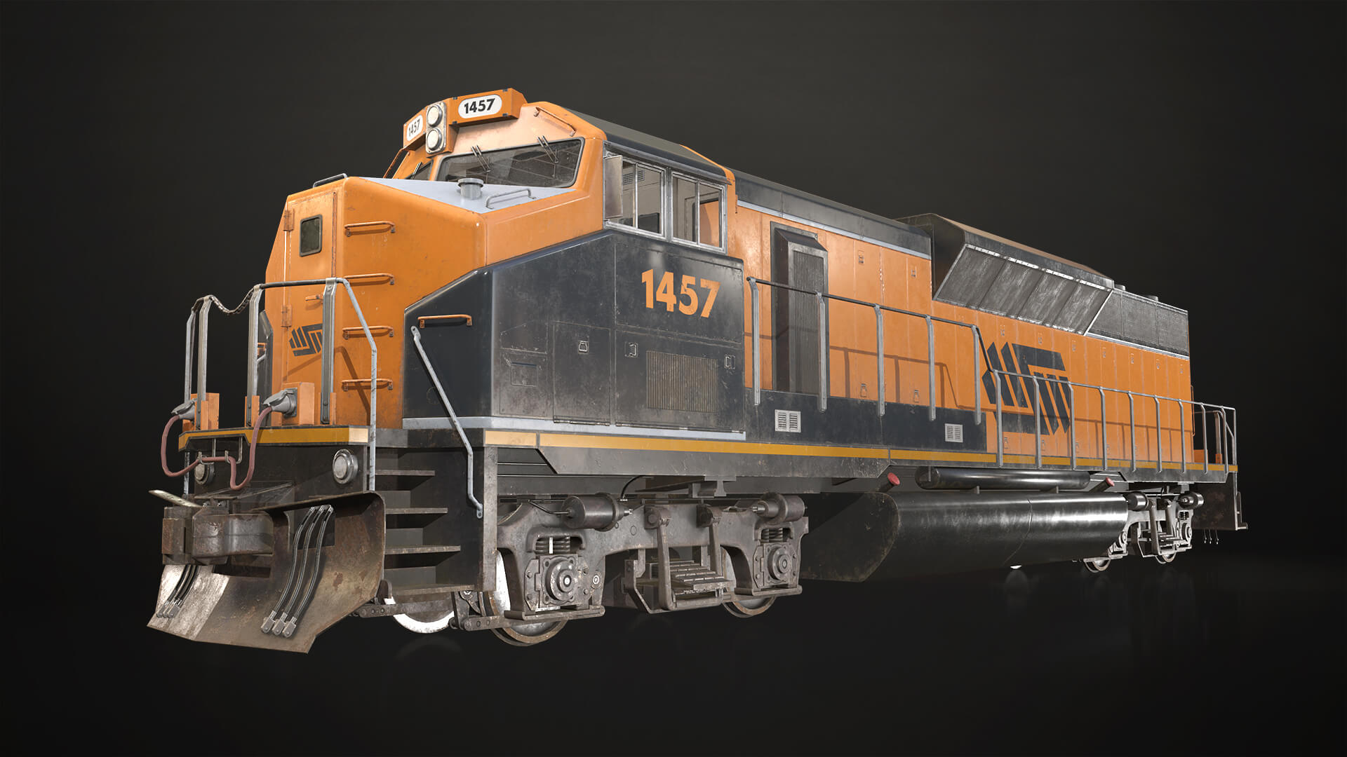 Diesel Locomotive - 3D Model by MSWoodvine