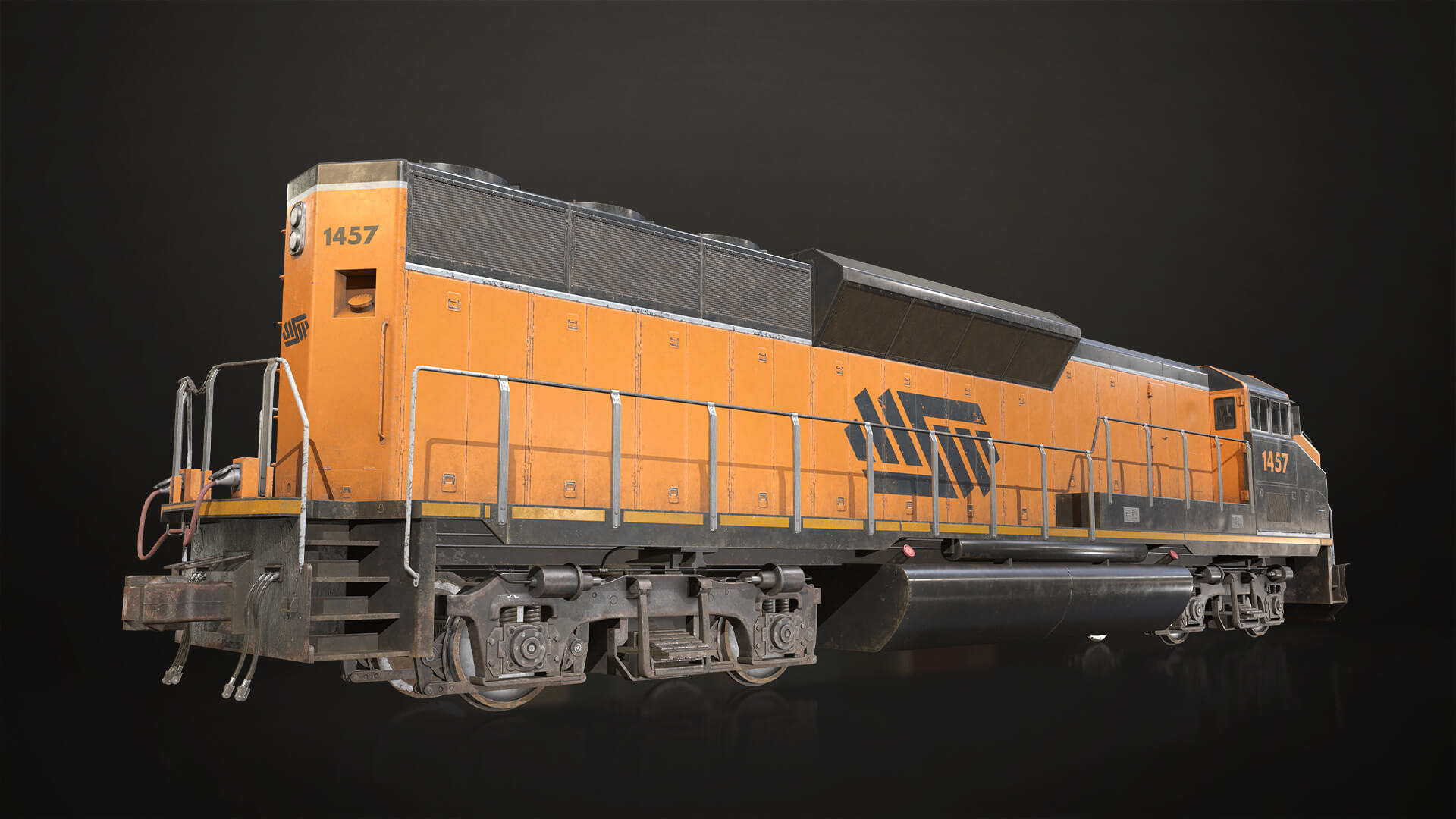 Diesel Locomotive - 3D Model by MSWoodvine