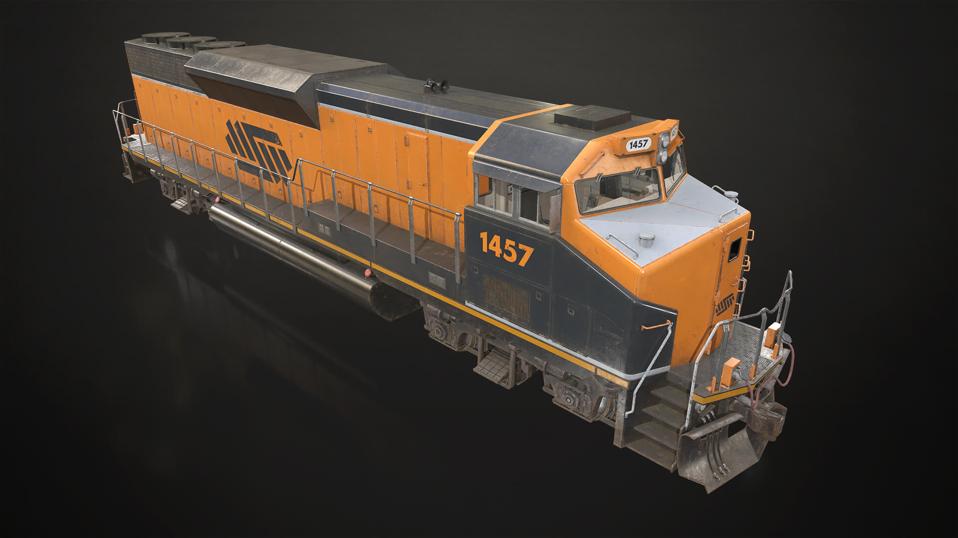 Diesel Locomotive - 3D Model by MSWoodvine