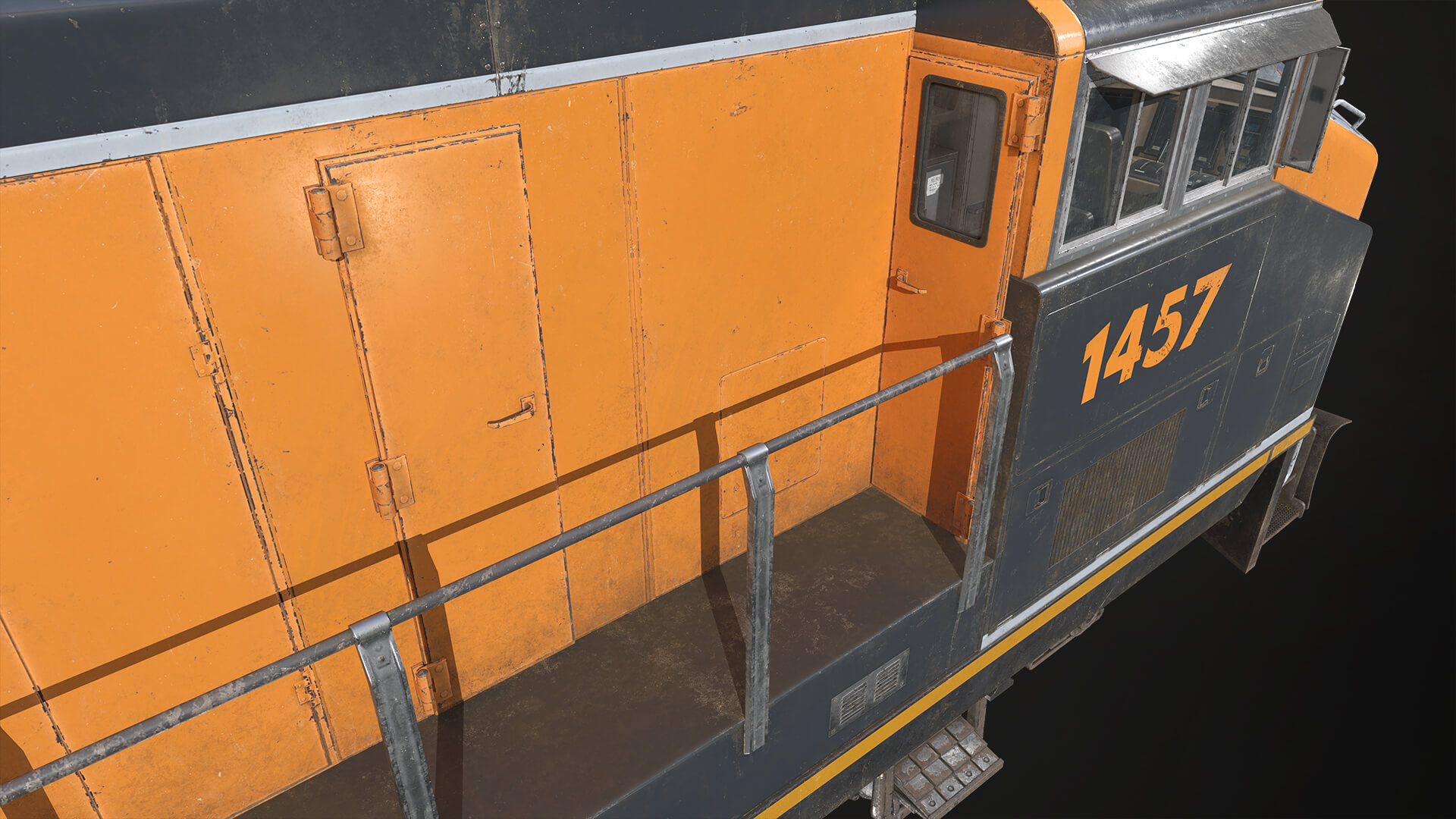 Diesel Locomotive - 3D Model by MSWoodvine