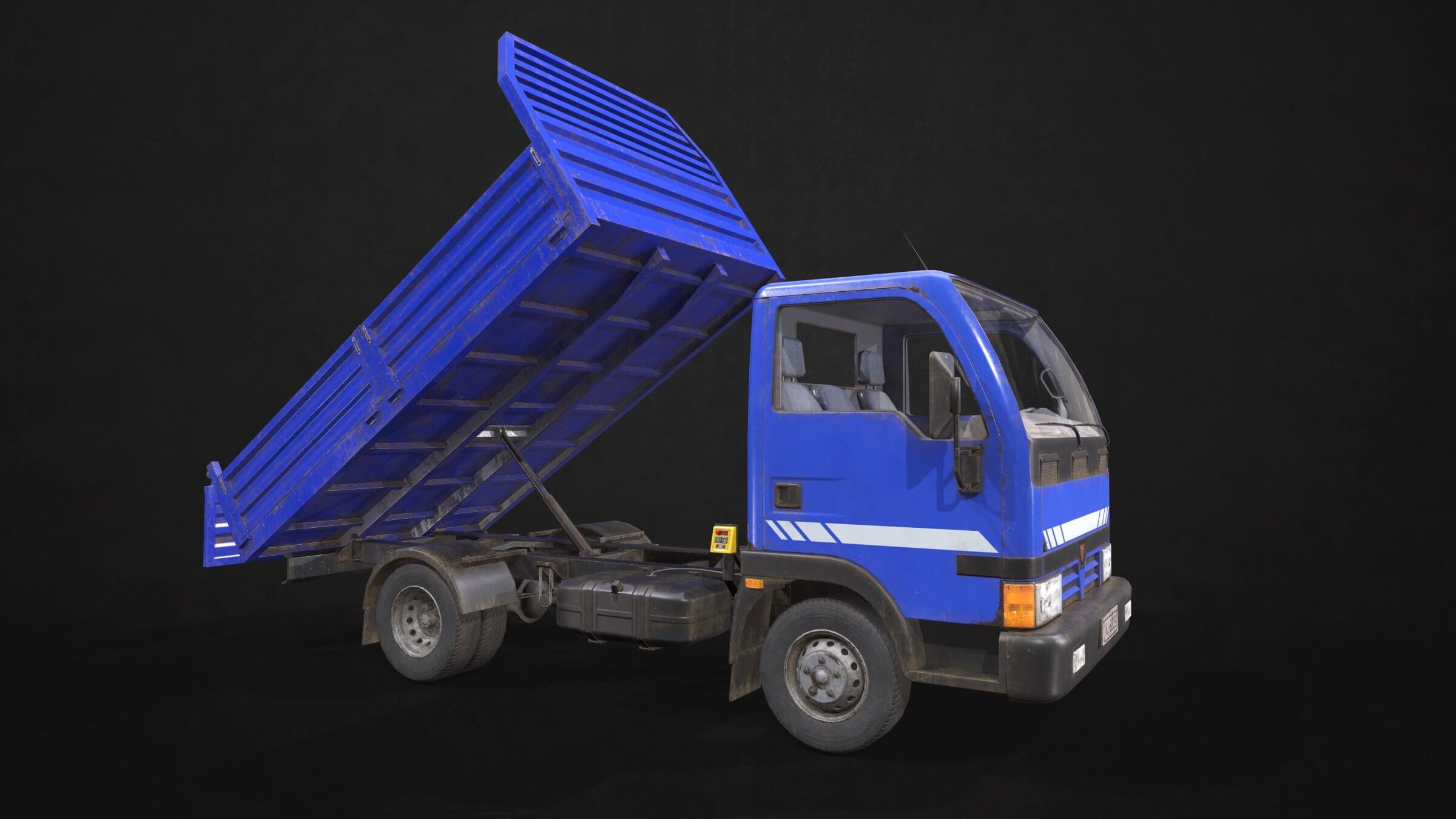 Light Truck Tipper - 3D Model by MSWoodvine