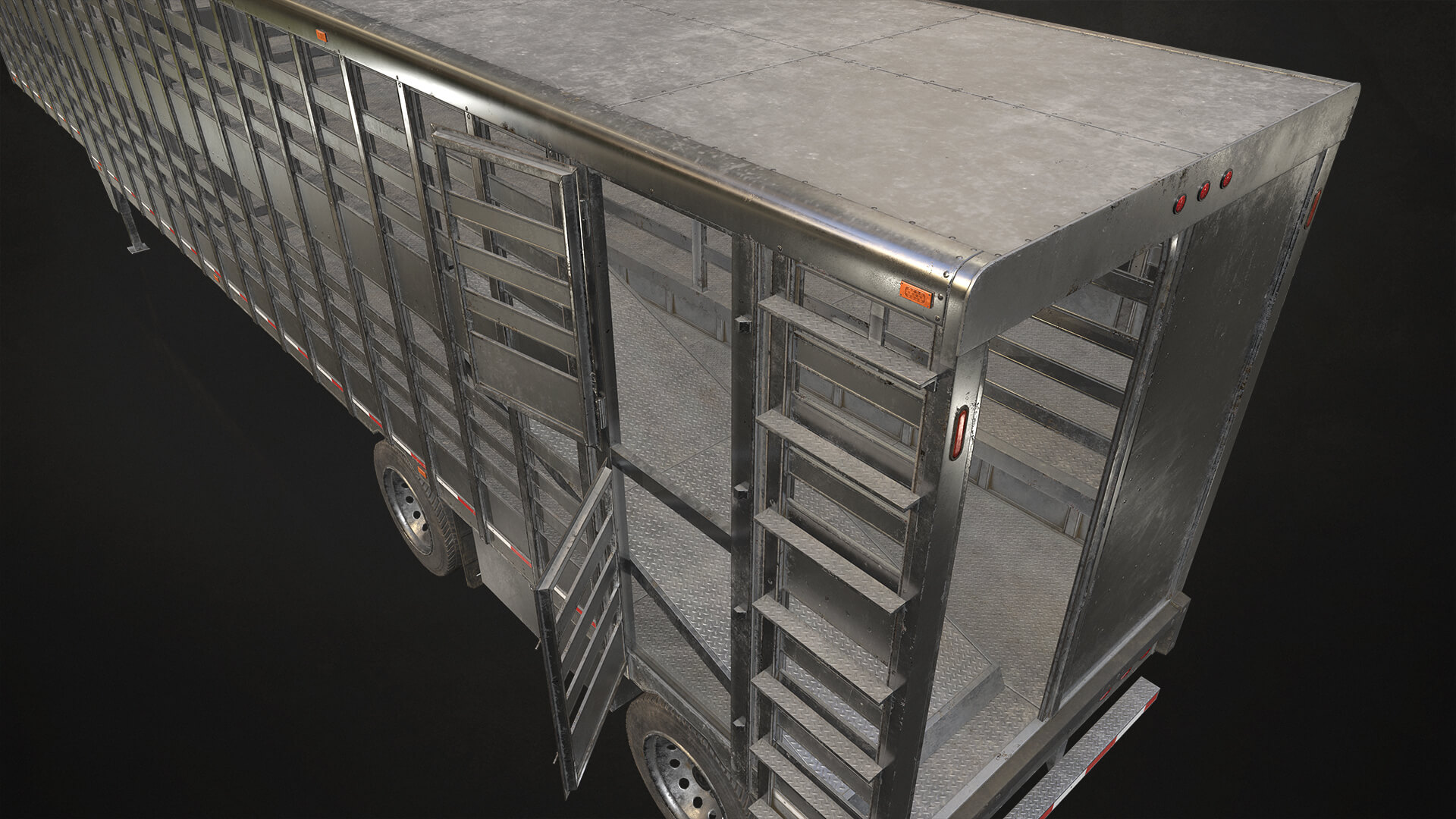 Livestock Trailer - 3D Model by MSWoodvine