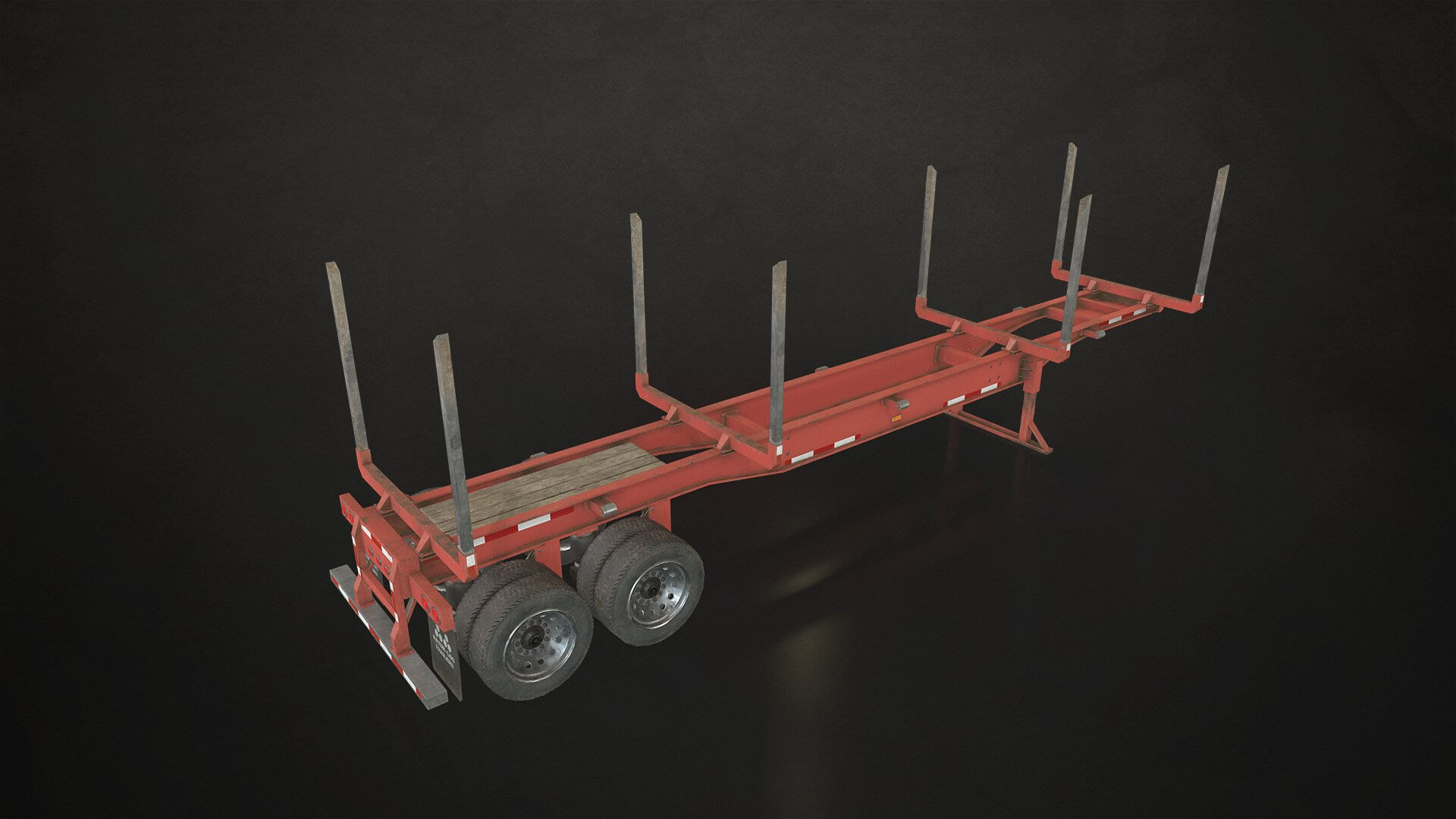 Logging Trailer - 3D Model by MSWoodvine