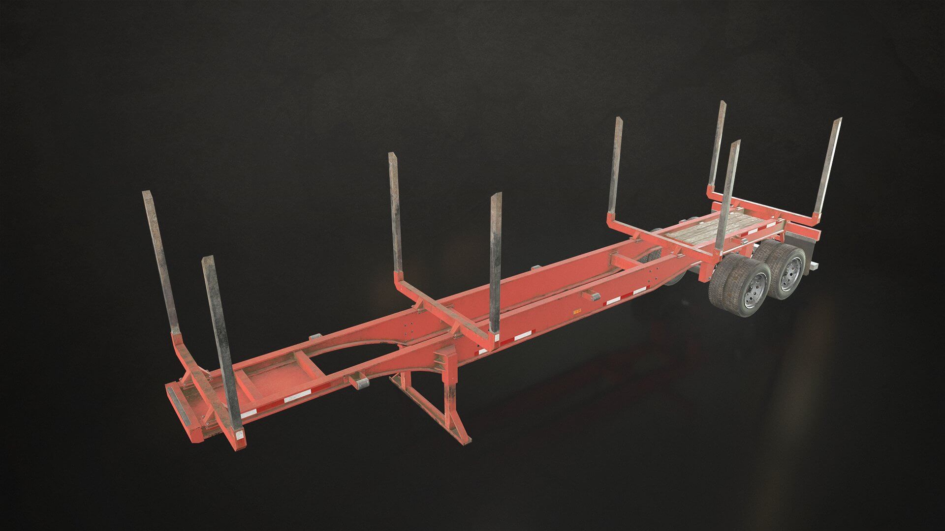 Logging Trailer - 3D Model by MSWoodvine