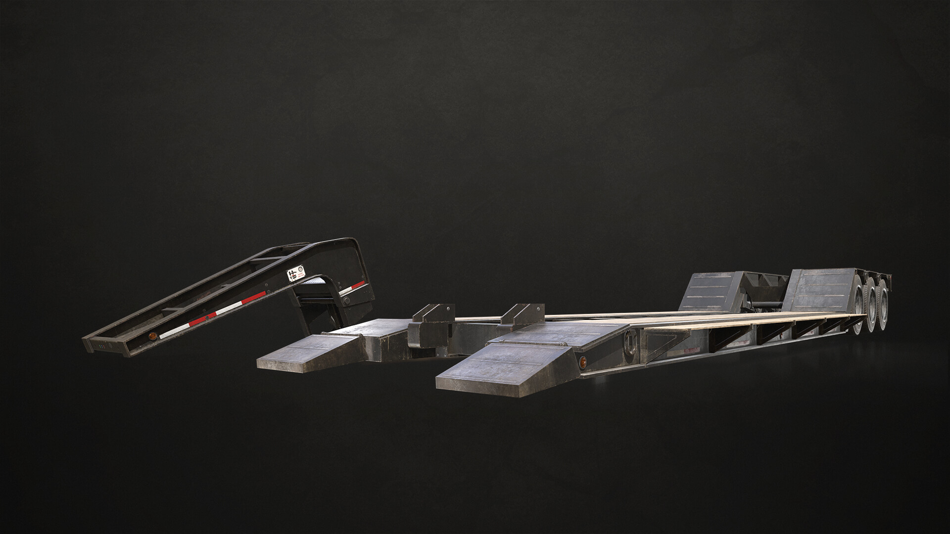 Lowboy Trailer - 3D Model by MSWoodvine