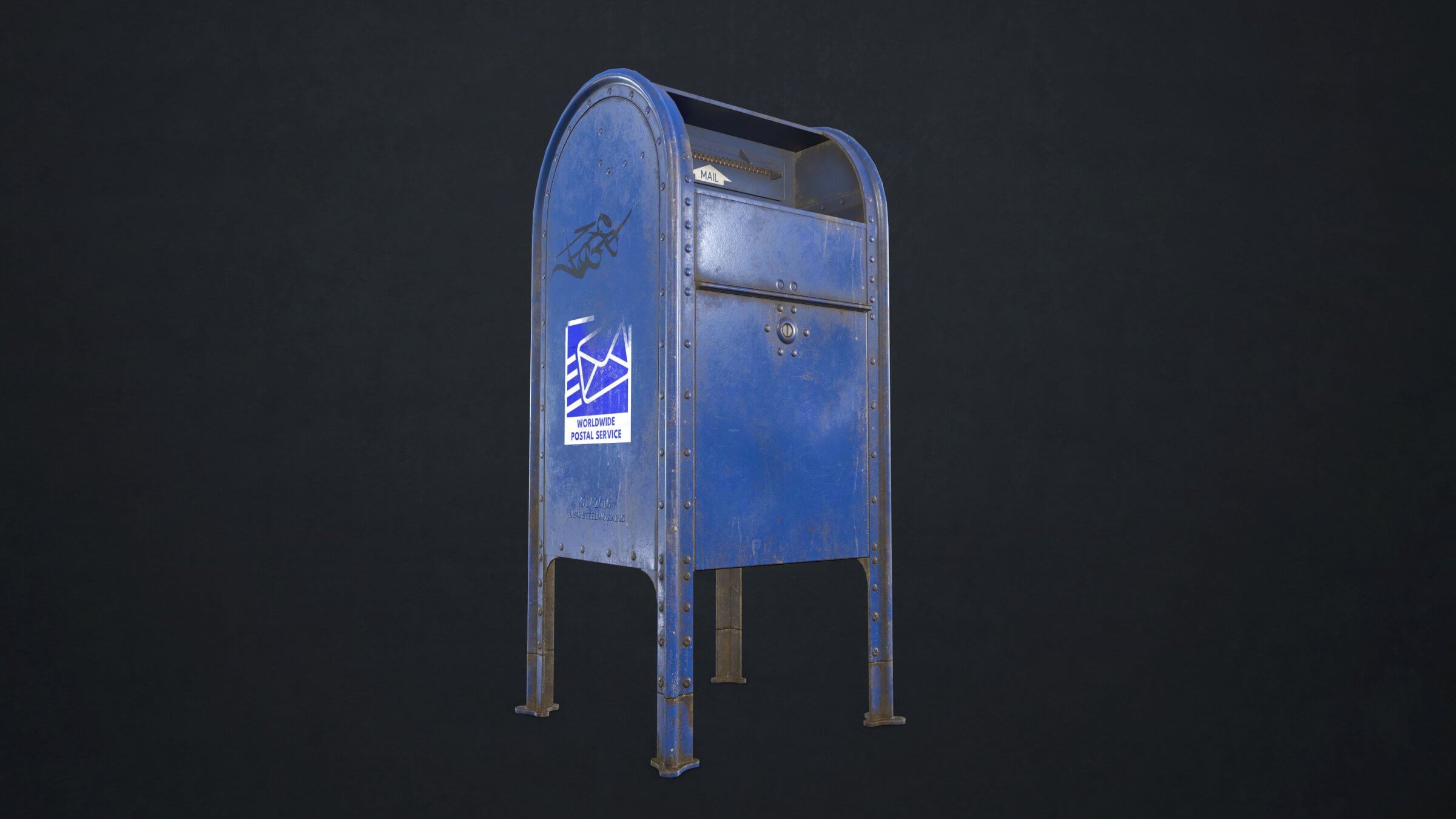 Mailbox - 3D Model by MSWoodvine