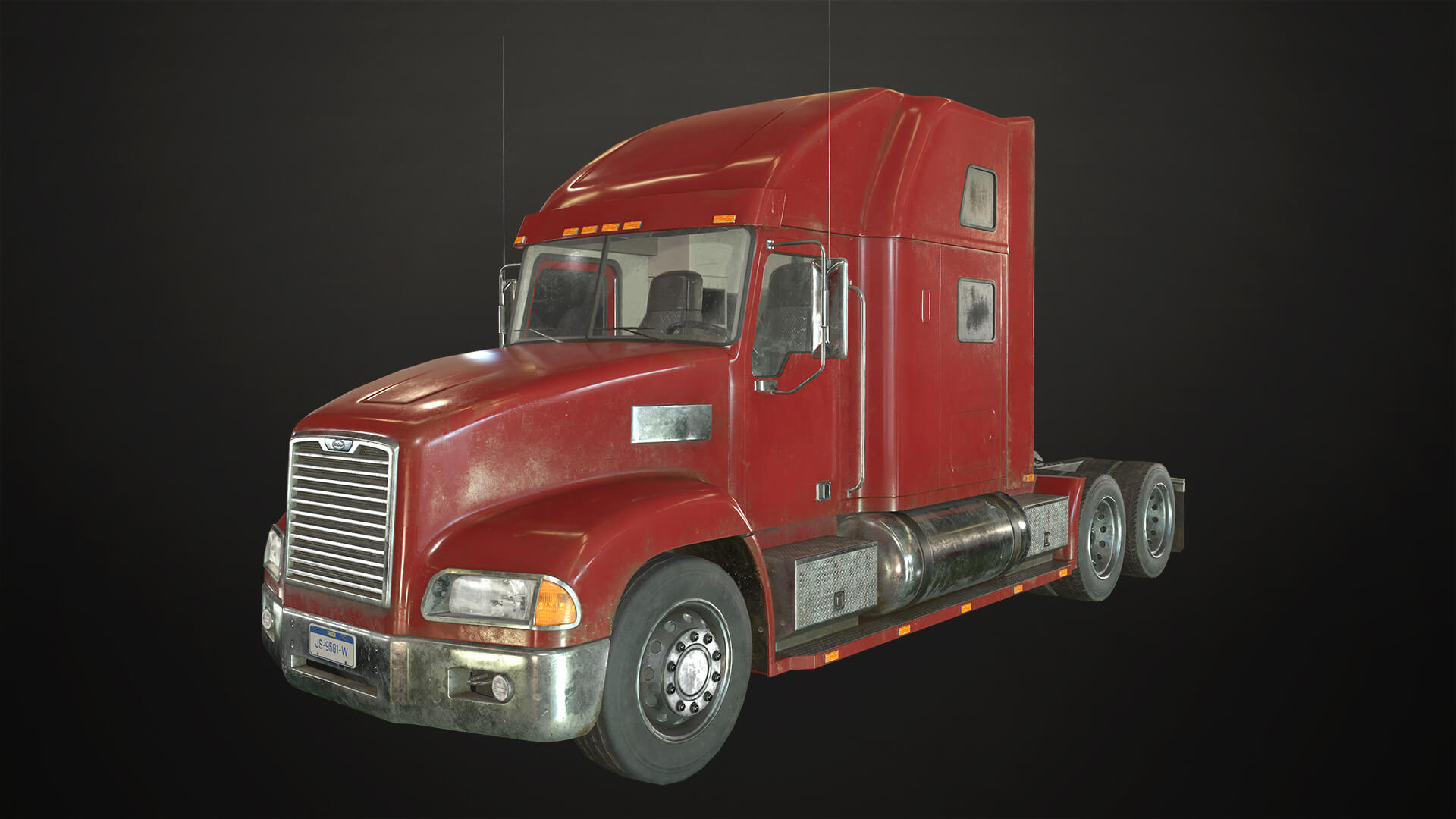 Semi Truck Mega Pack - 3D Model by MSWoodvine