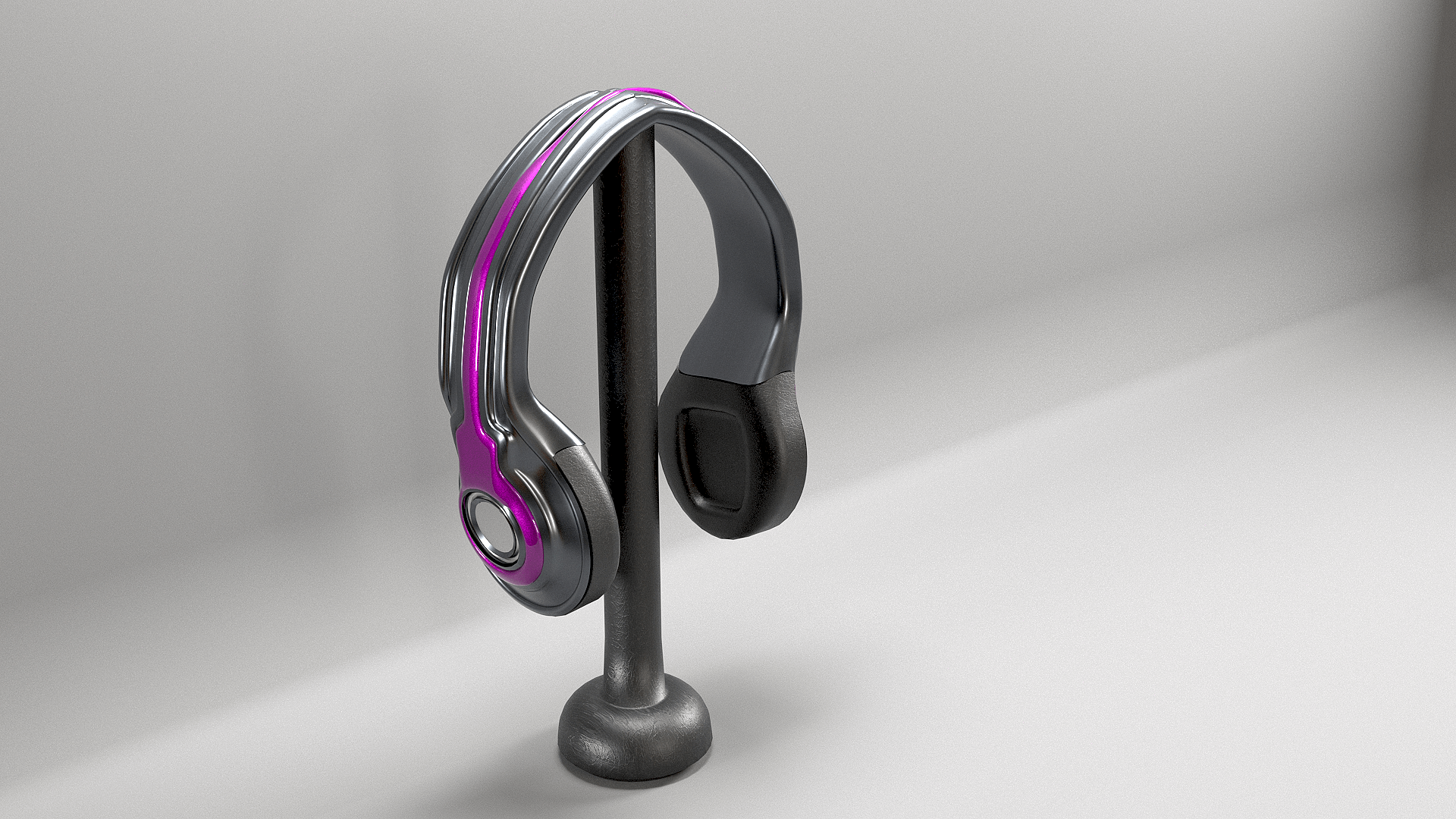 HeadPhone Prototype Product Design 3D Render, Digital Art by mu87