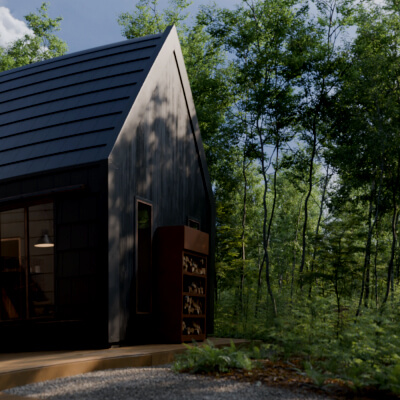 Forest and Hut Scene - HDR Image by muhammed2009