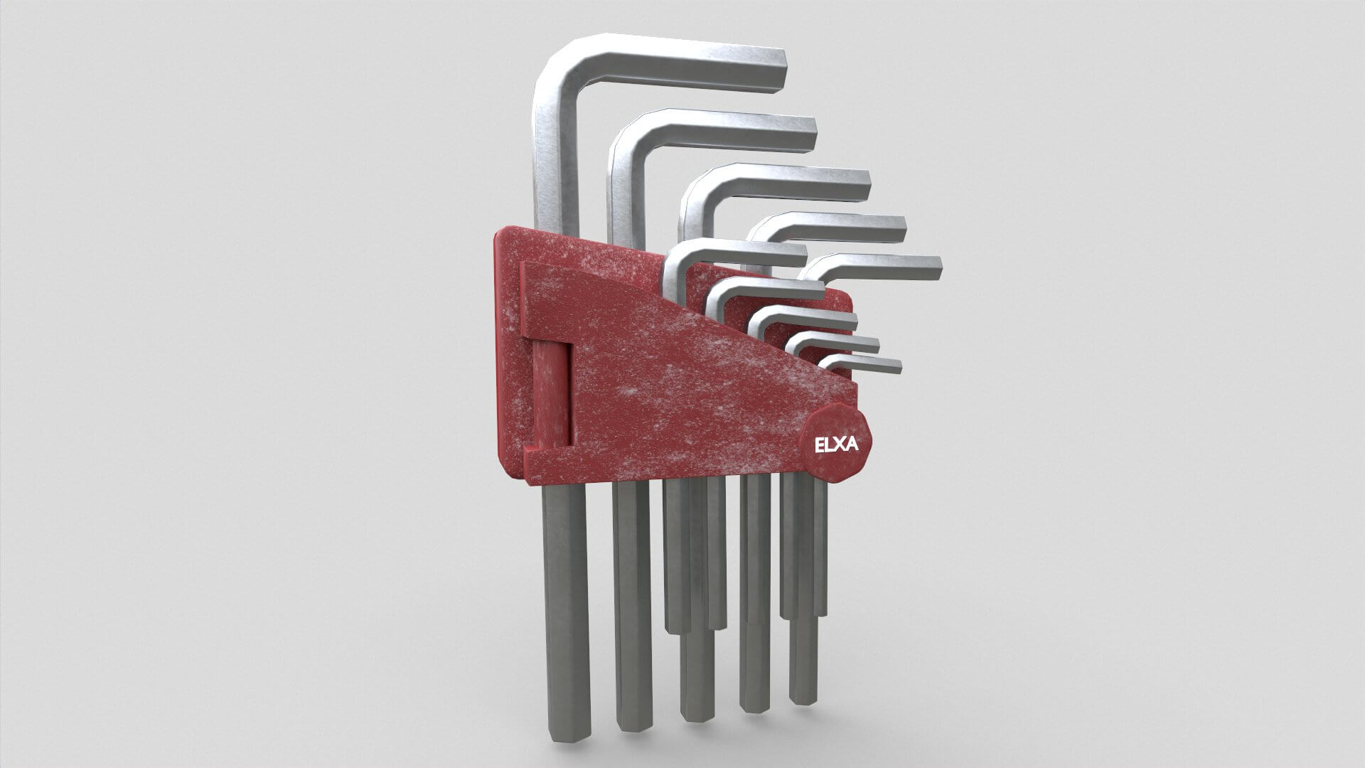 Allen Key Tool Set - 3D Model by muharremadk