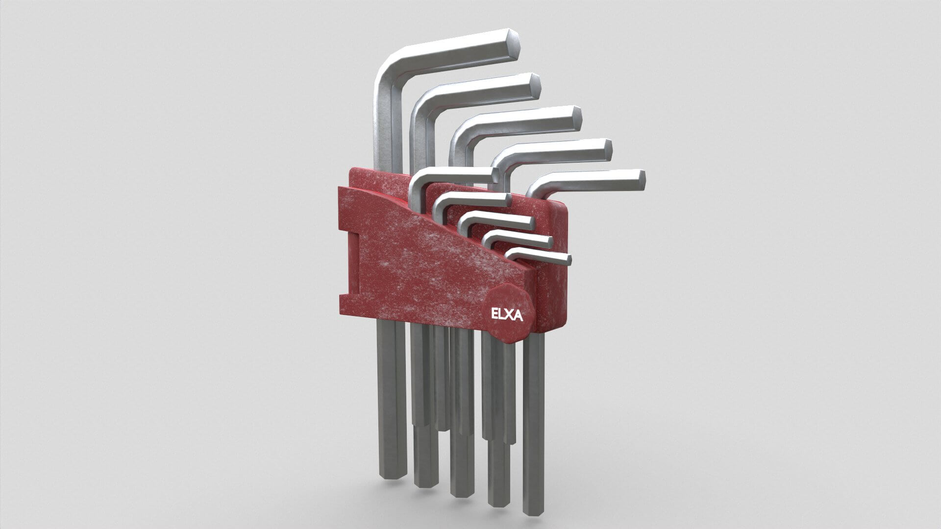Allen Key Tool Set - 3D Model by muharremadk