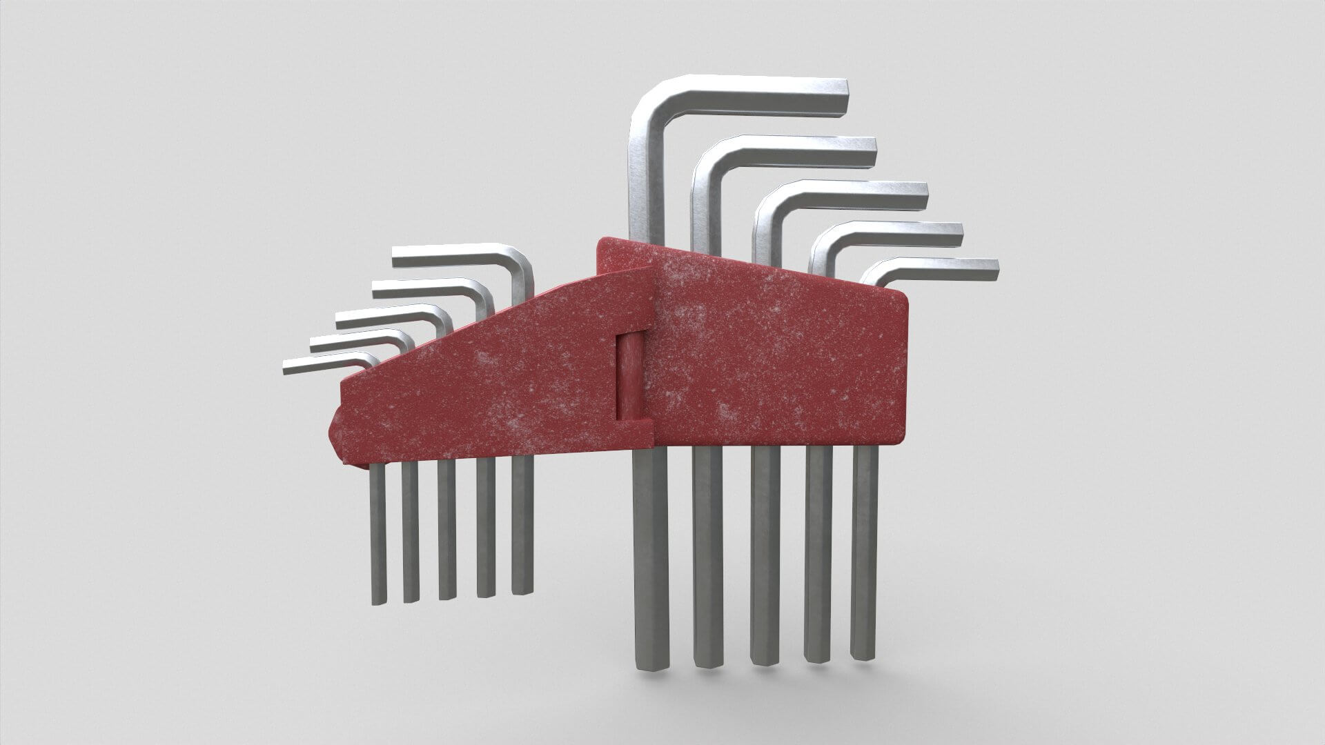 Allen Key Tool Set - 3D Model by muharremadk