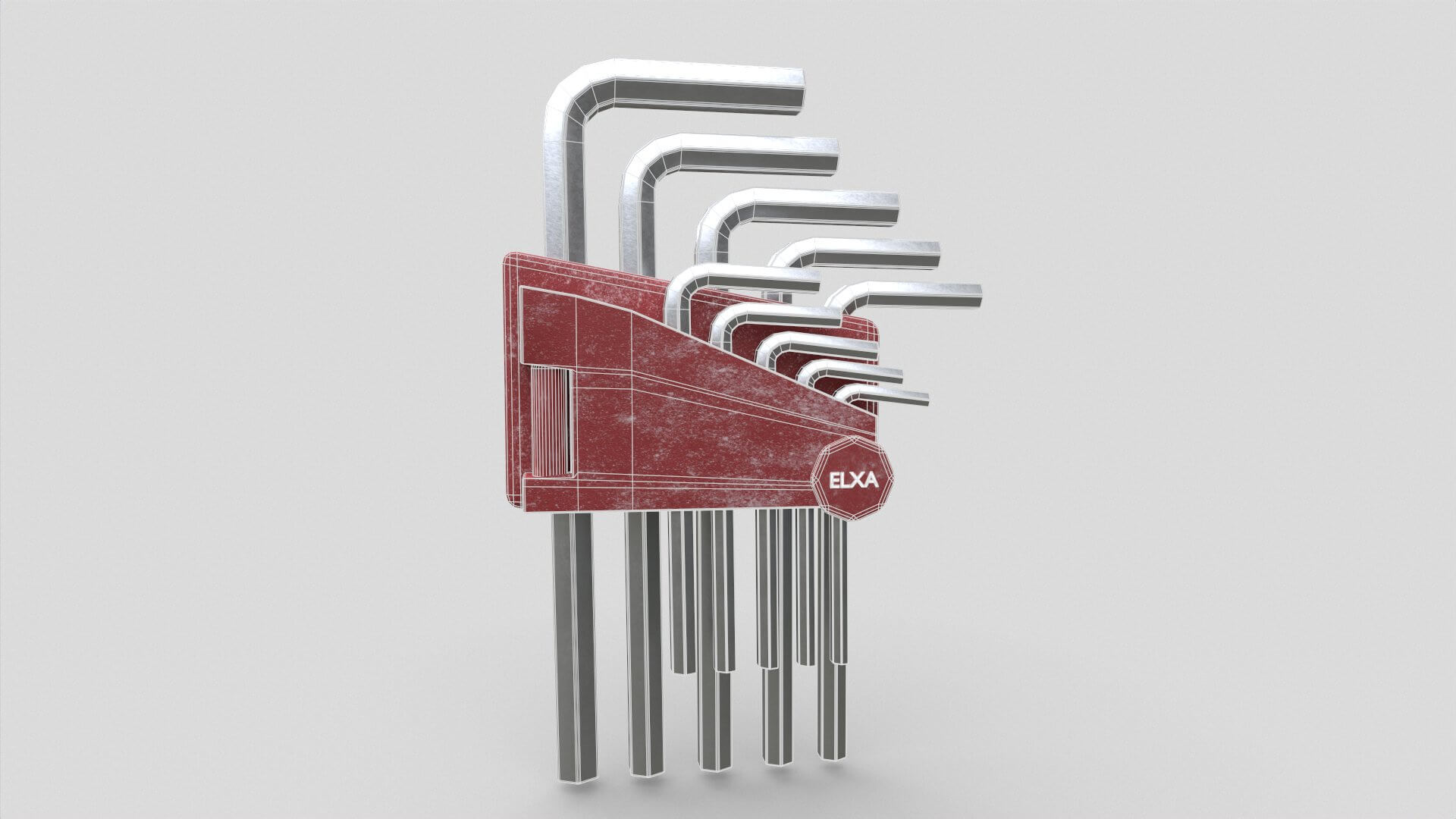 Allen Key Tool Set - 3D Model by muharremadk