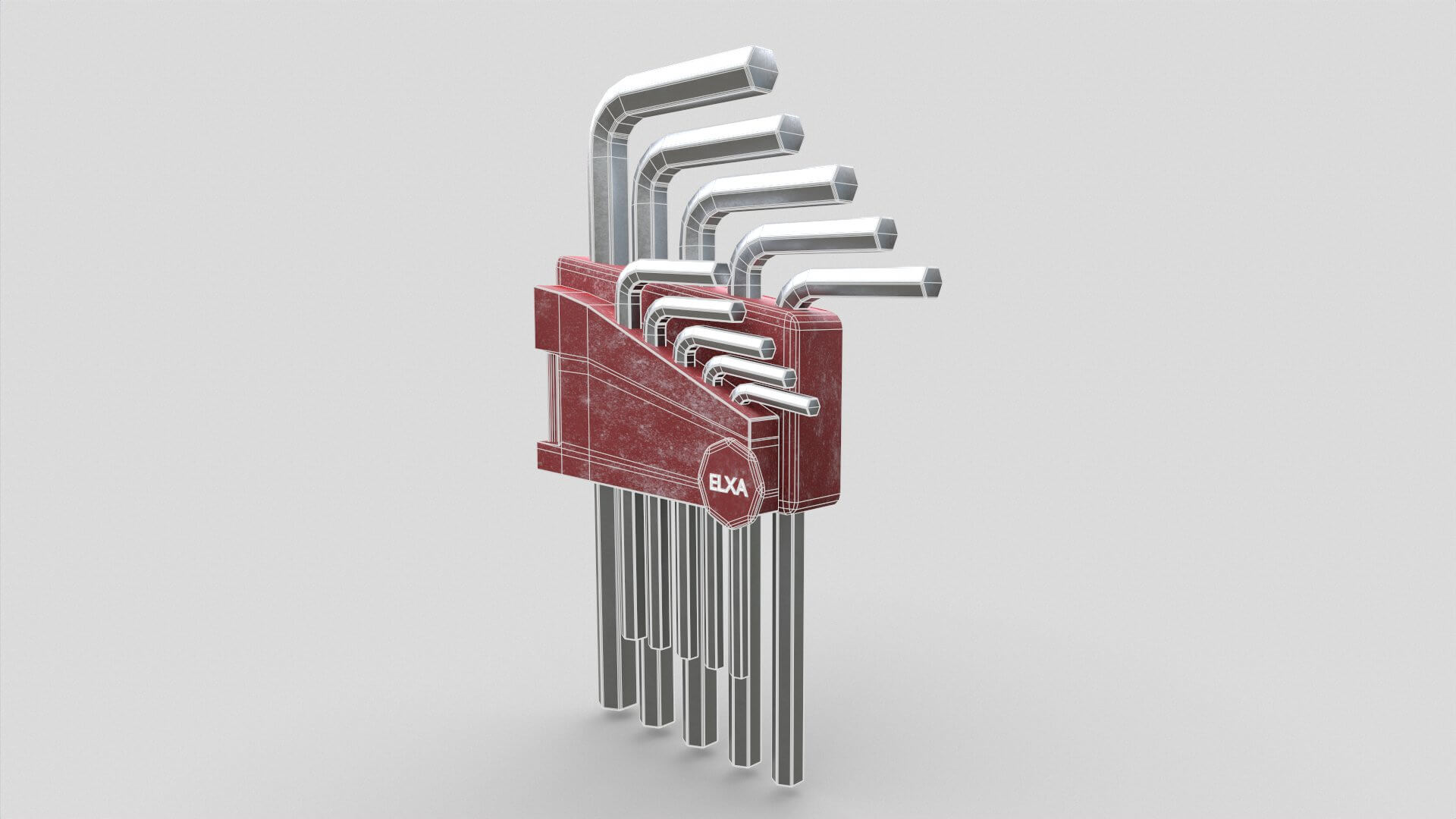 Allen Key Tool Set - 3D Model by muharremadk