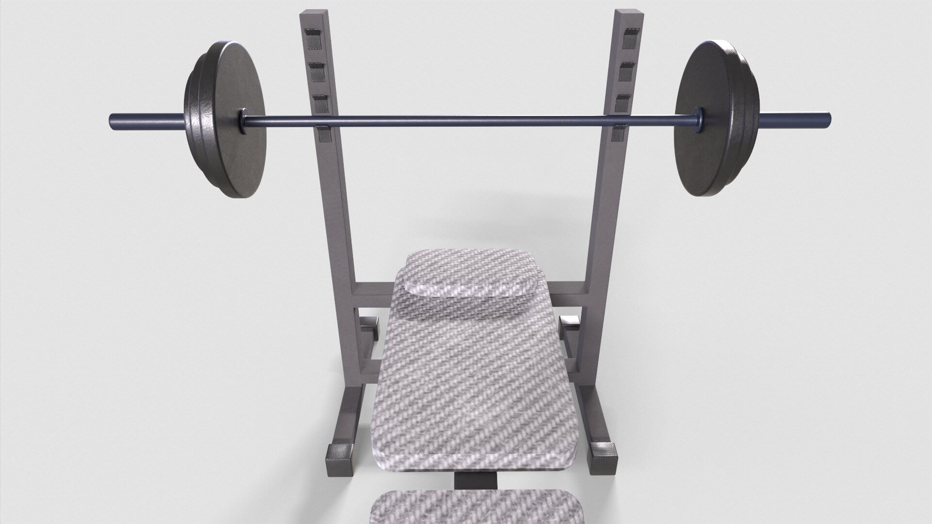 Bench Press - Rusty and Normal 3D Model by muharremadk