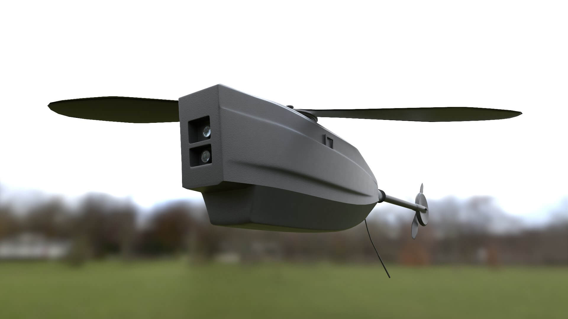 Black Hornet Nano UAV Micro Drone - 3D Model by muharremadk