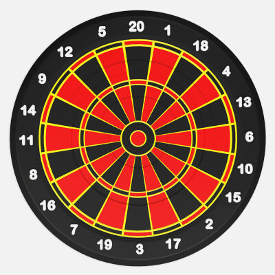 Dart Board - 3D Model by muharremadk