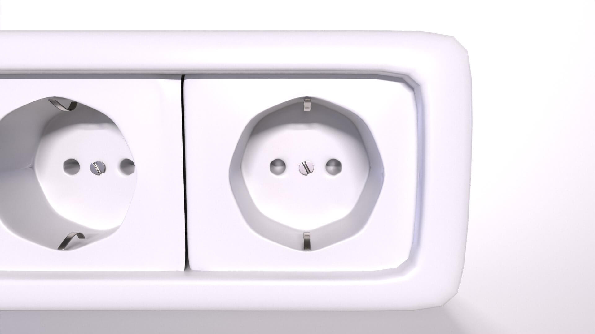 Electrical Socket - 3D Model by muharremadk
