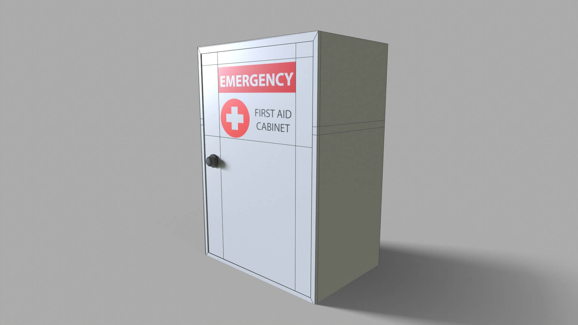 First Aid Cabinet - 3D Model by muharremadk