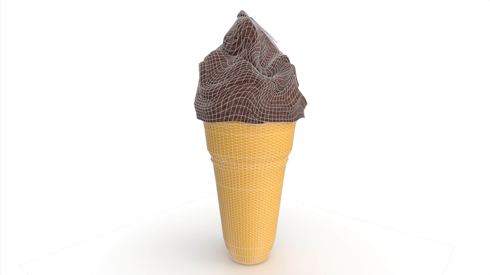 Ice Cream Cone - 3D Model by muharremadk