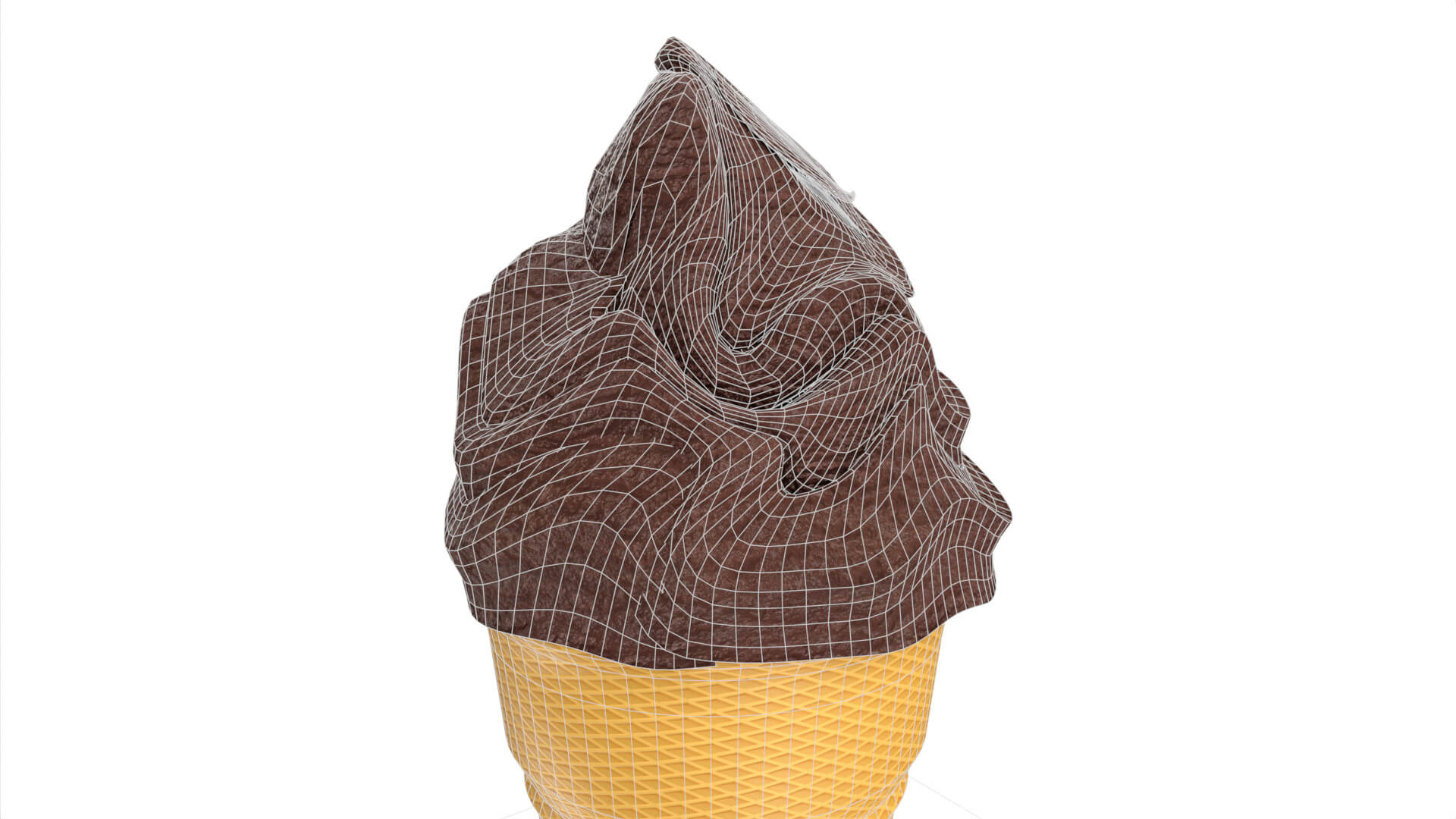 Ice Cream Cone - 3D Model by muharremadk