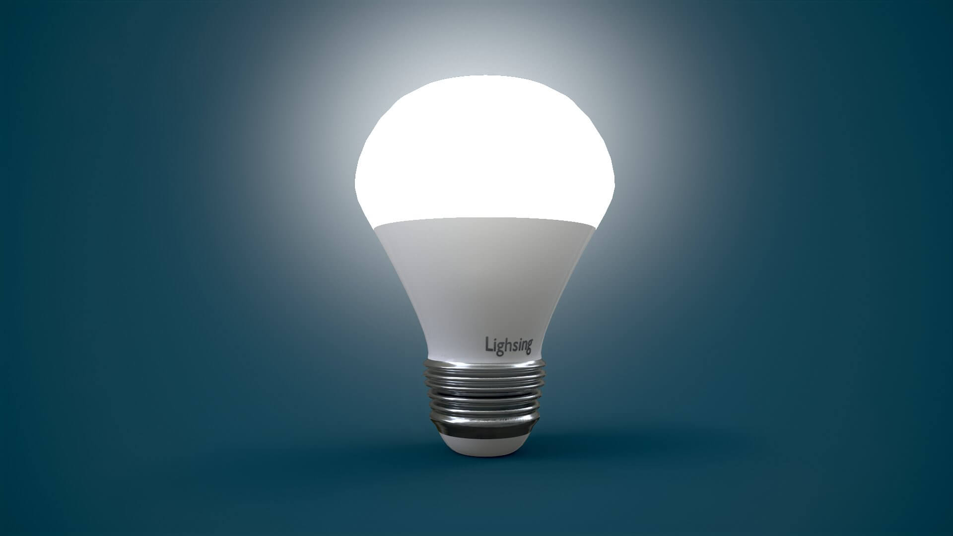 LED Light Bulb - 3D Model by muharremadk