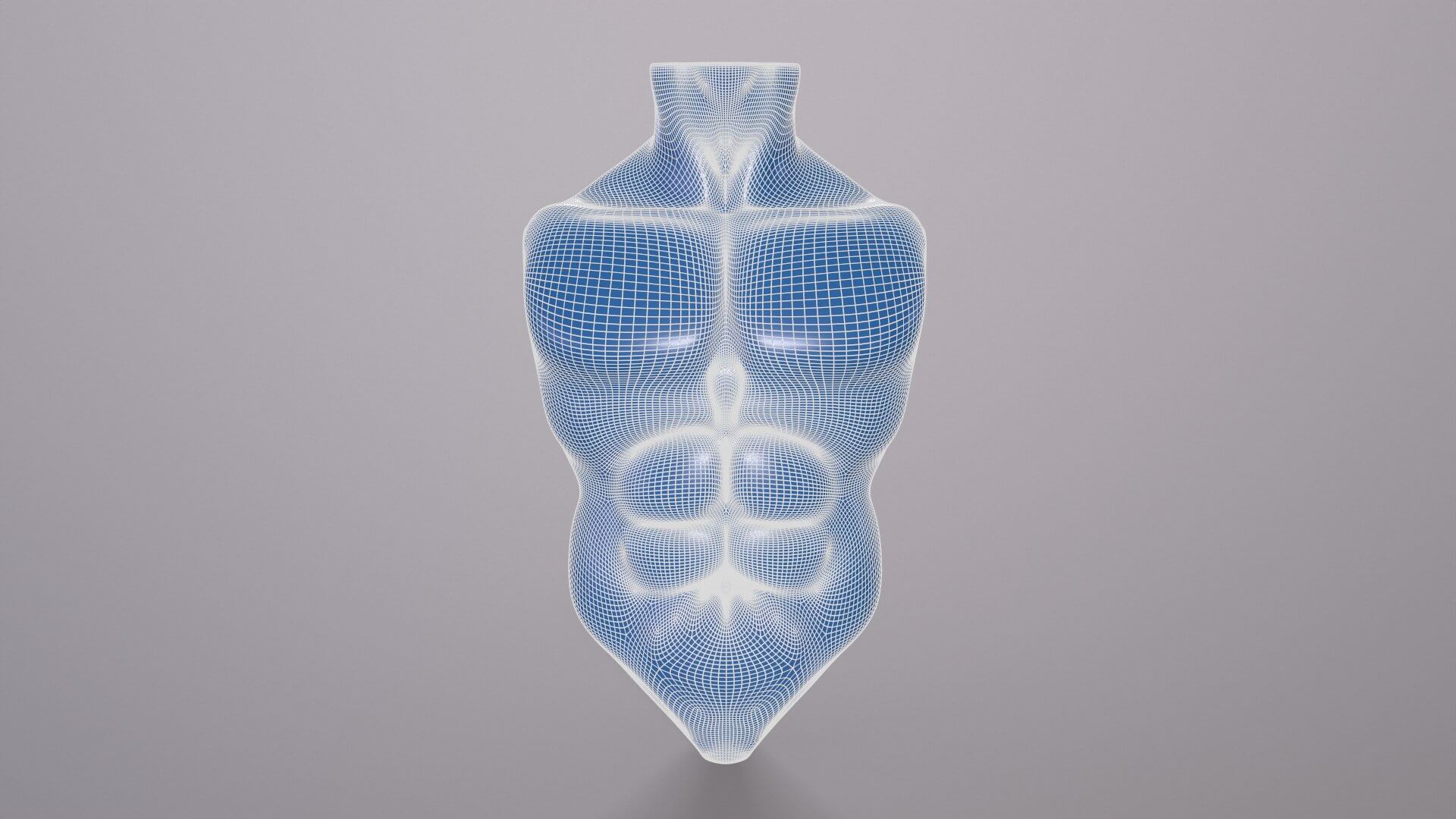 Male Torso Base Mesh - 3D Model by muharremadk