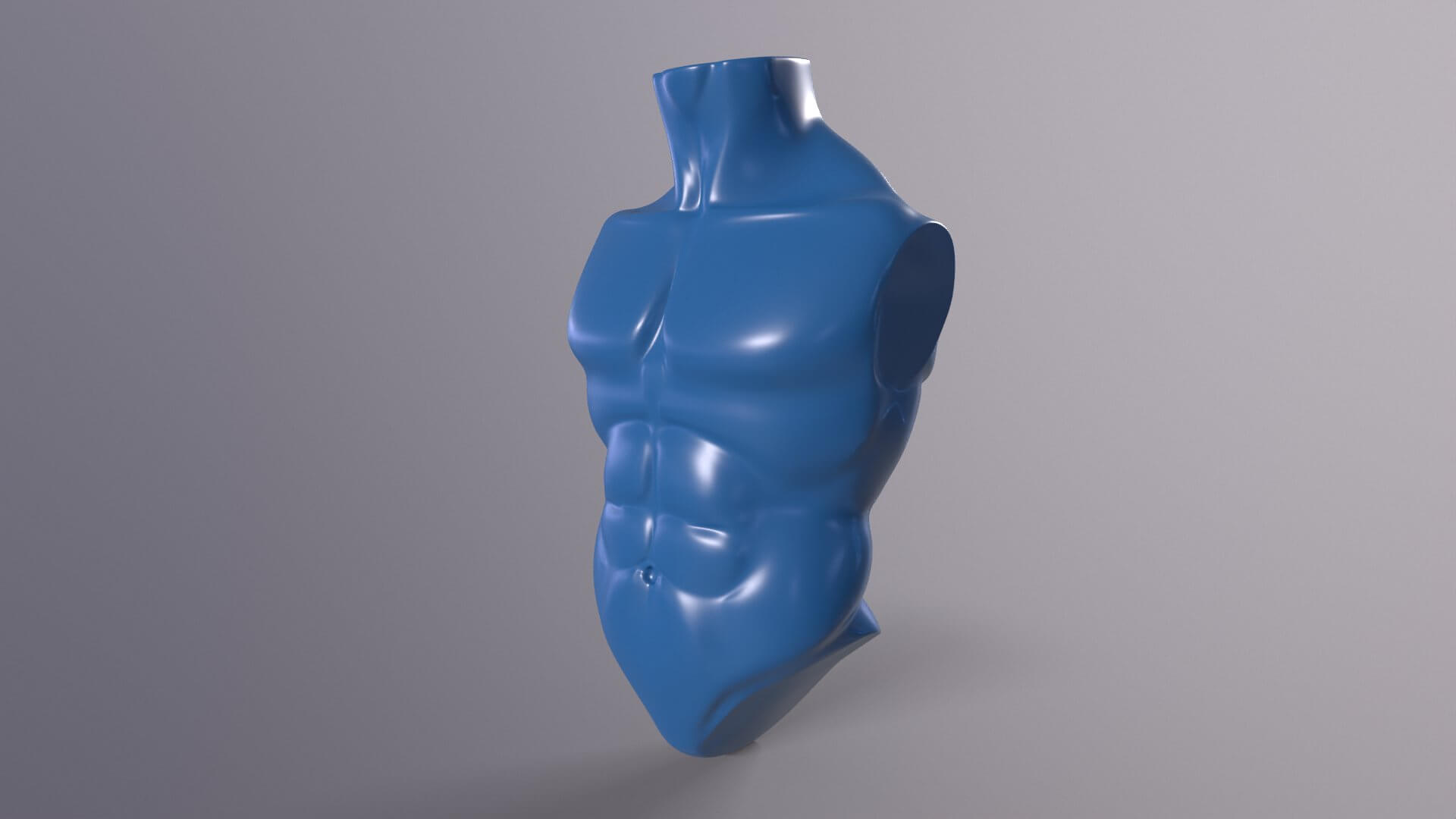 Male Torso Base Mesh - 3D Model by muharremadk