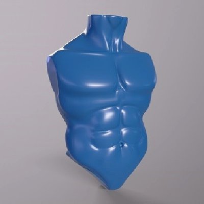 Male Torso Base Mesh - 3D Model by muharremadk