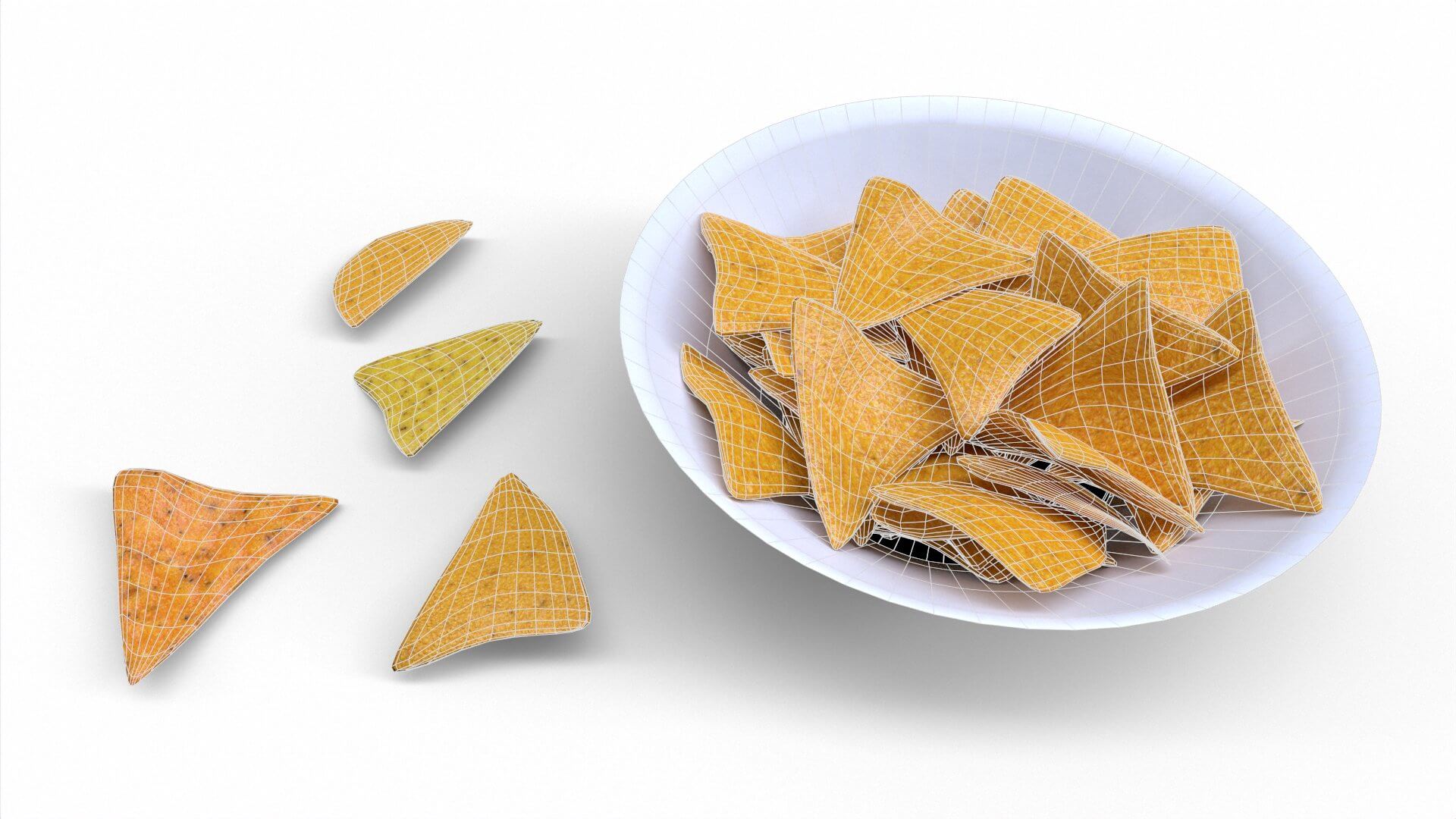 Nacho Chips - 3D Model by muharremadk