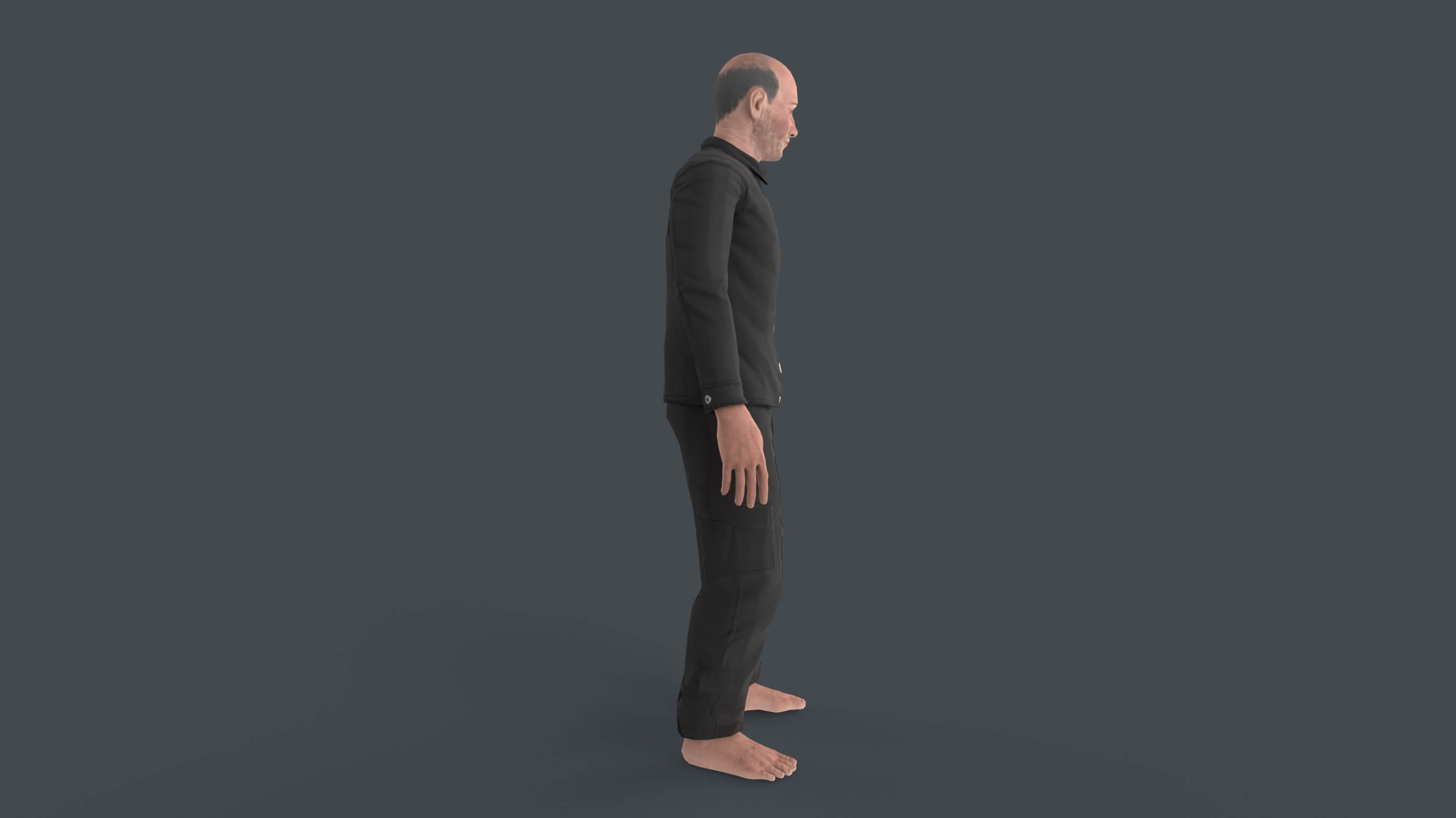 Old Man Character - 3D Model by muharremadk